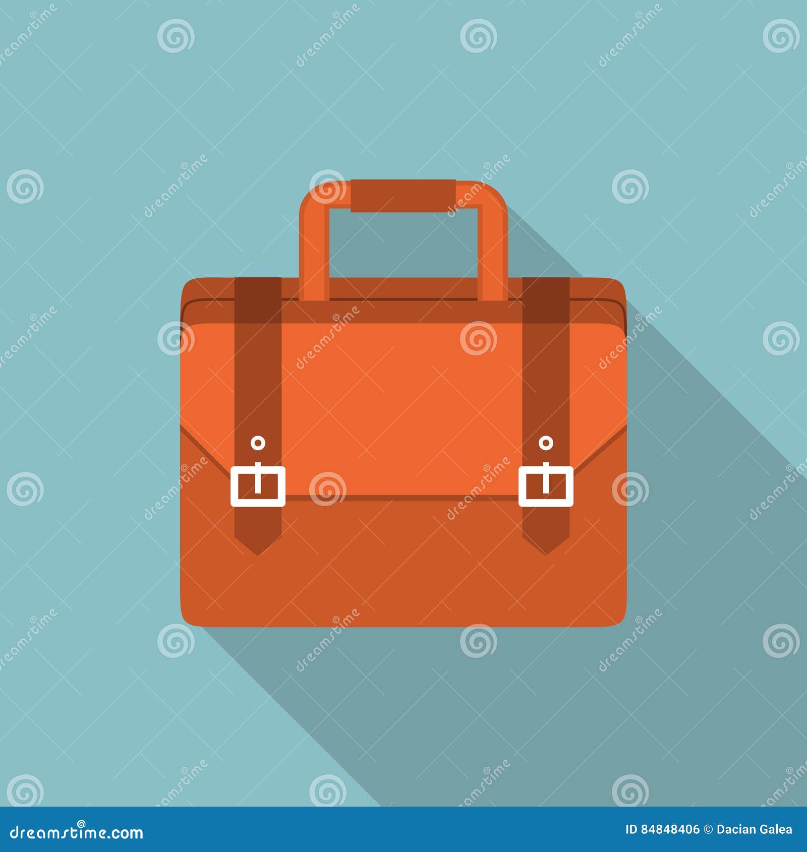 Vector Briefcase Illustration Stock Vector - Illustration of document ...
