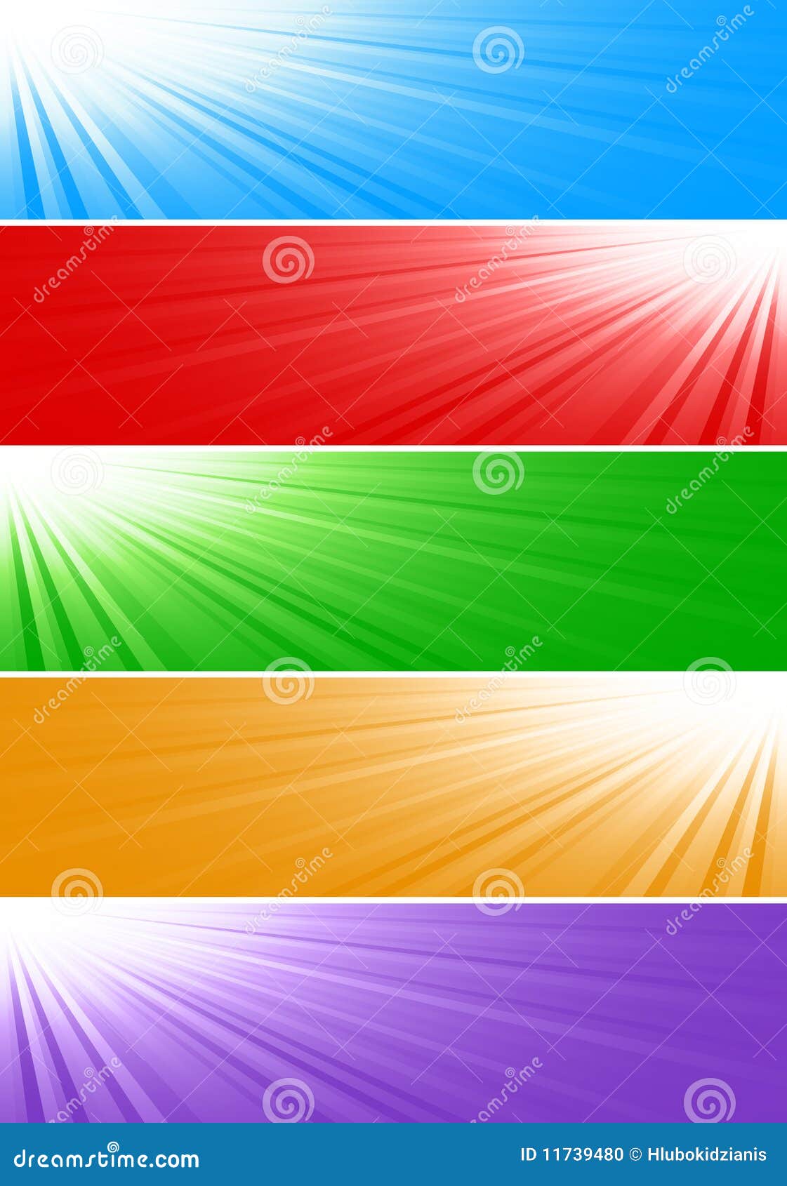 Vector bright banners stock vector. Illustration of element - 11739480