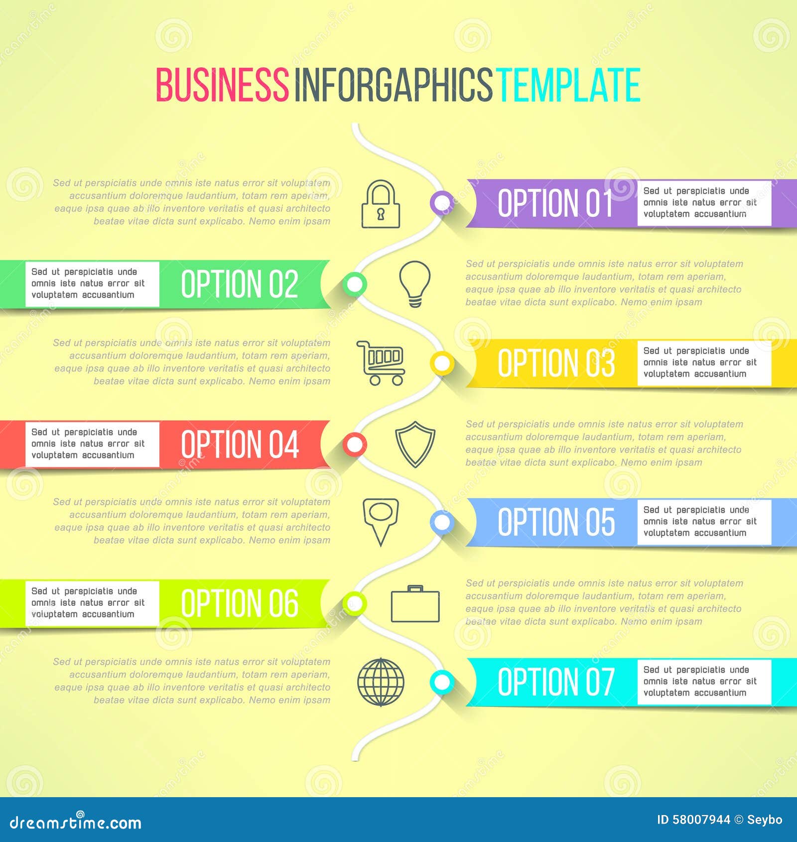 Vector Bright Infographic Template Suitable for Stock Vector ...