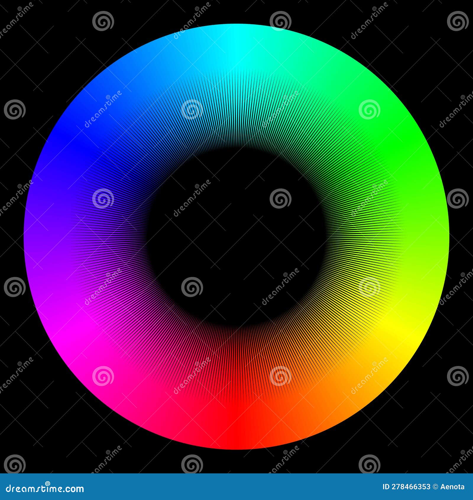 Vector Bright Iridescent RGB Eye Iris Ring Optical Spectrum Wheel Sign ...