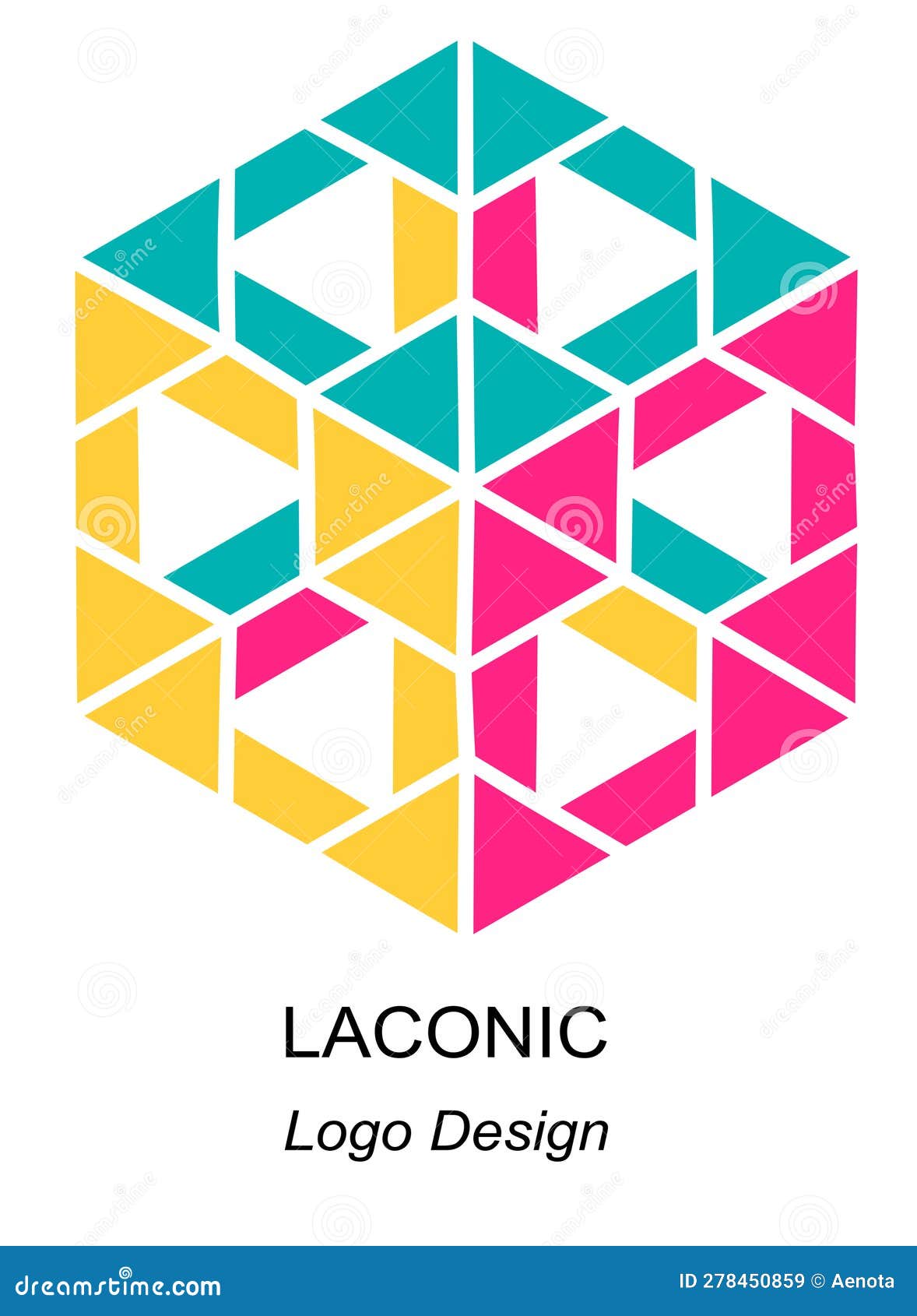 Vector Bright Laconic Snowflake Logotype Geometric Logo Concept Design ...