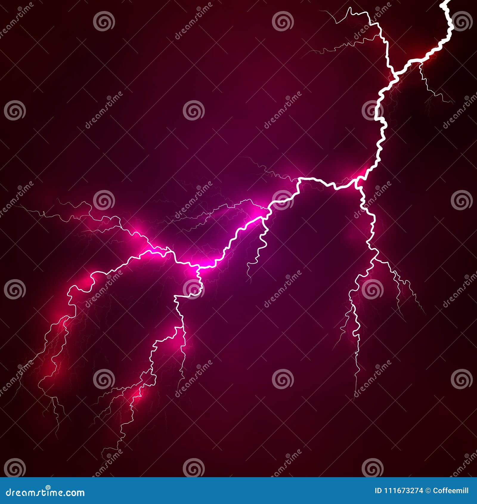Bright Lightning On Transparent Background. Electric Flash. Thunder ...