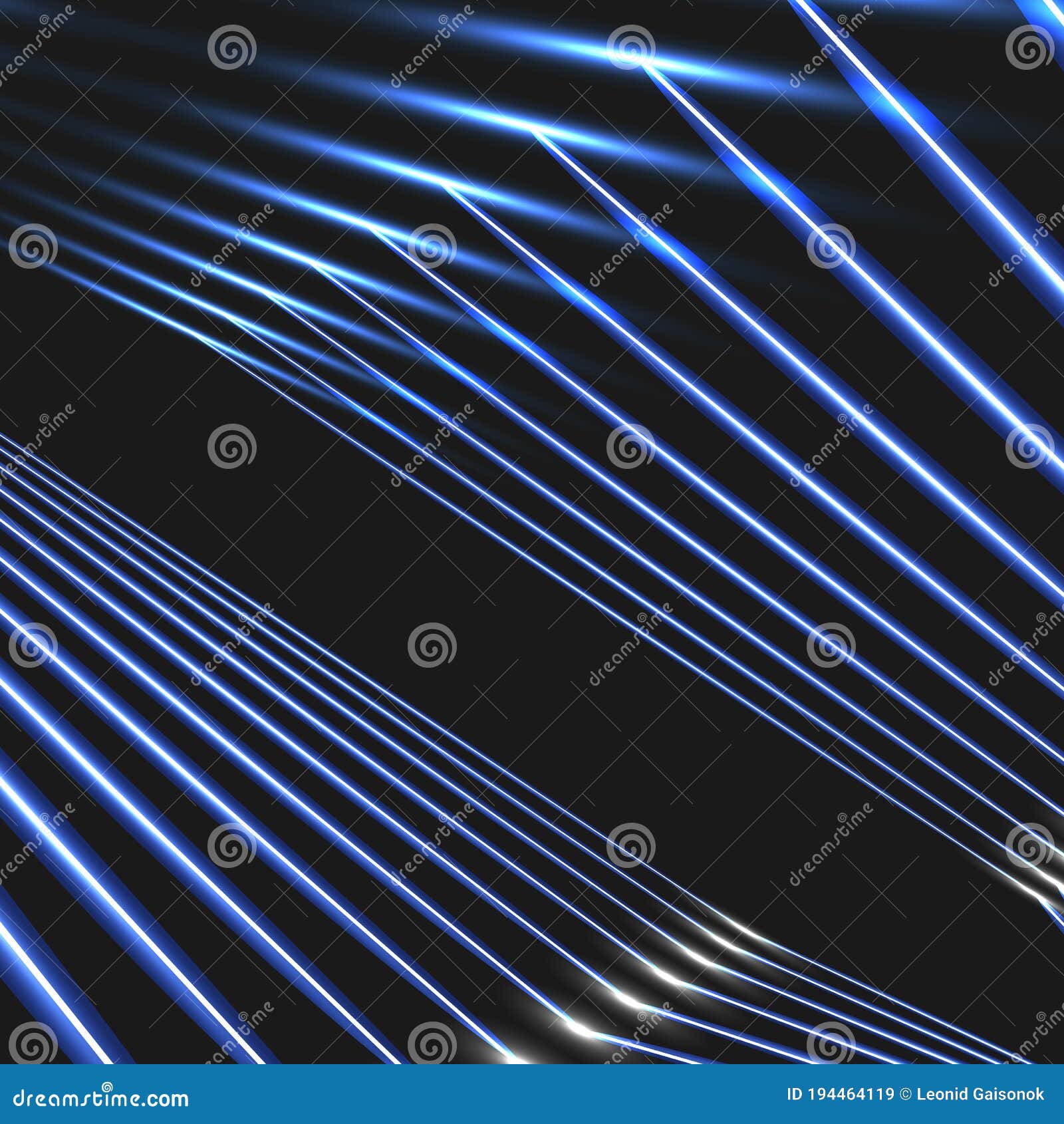 Vector Bright Lines on Dark Background Stock Illustration ...