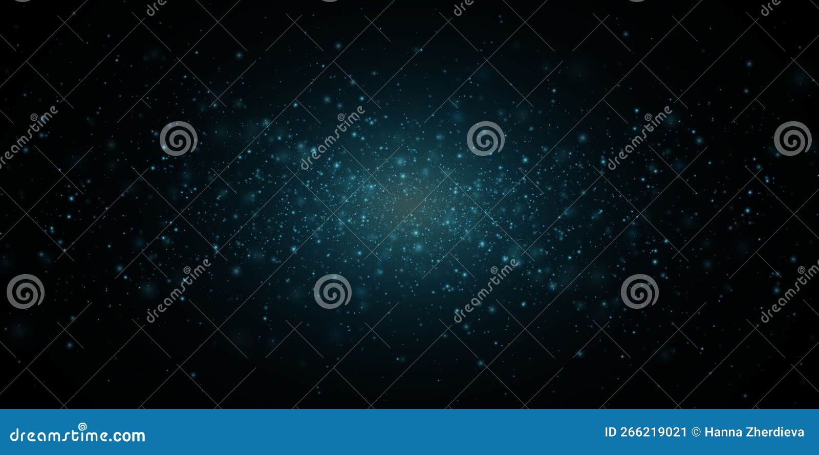 Explosion of Light with Sparks. Abstract Glowing Magic Dust Isolated on ...