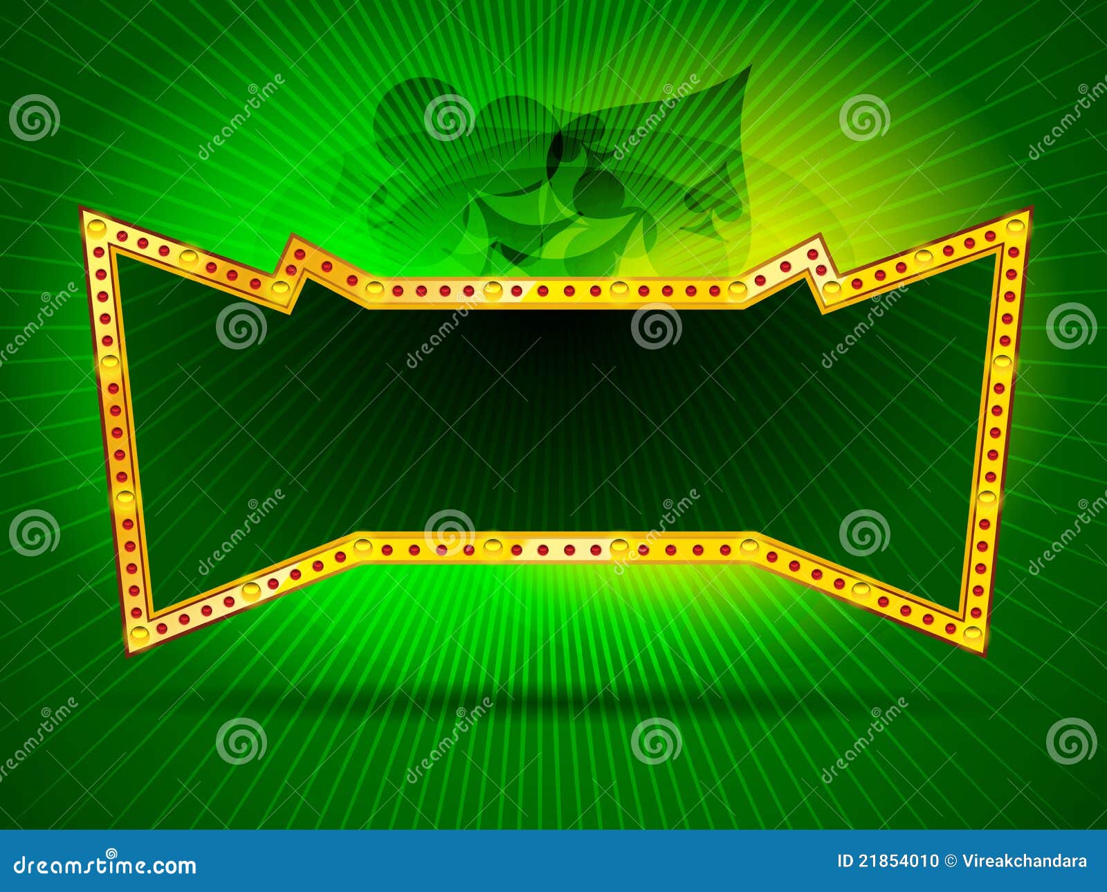 Vector Brightly LED Lamps Board Stock Vector - Illustration of eps10 ...