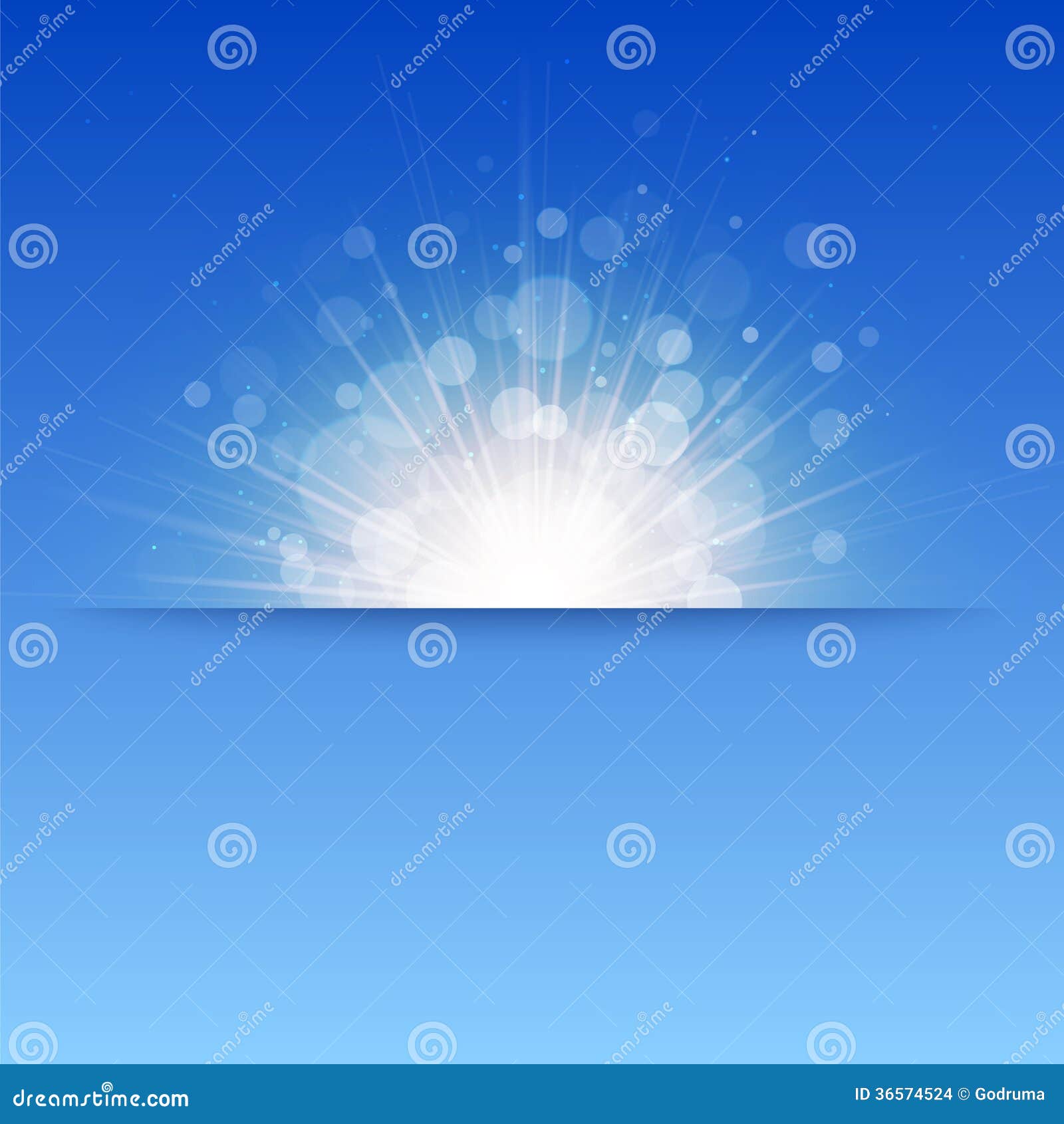 Vector Brillante Del Sol, Rayos De Sol, Rayos Solares, Bokeh ...
