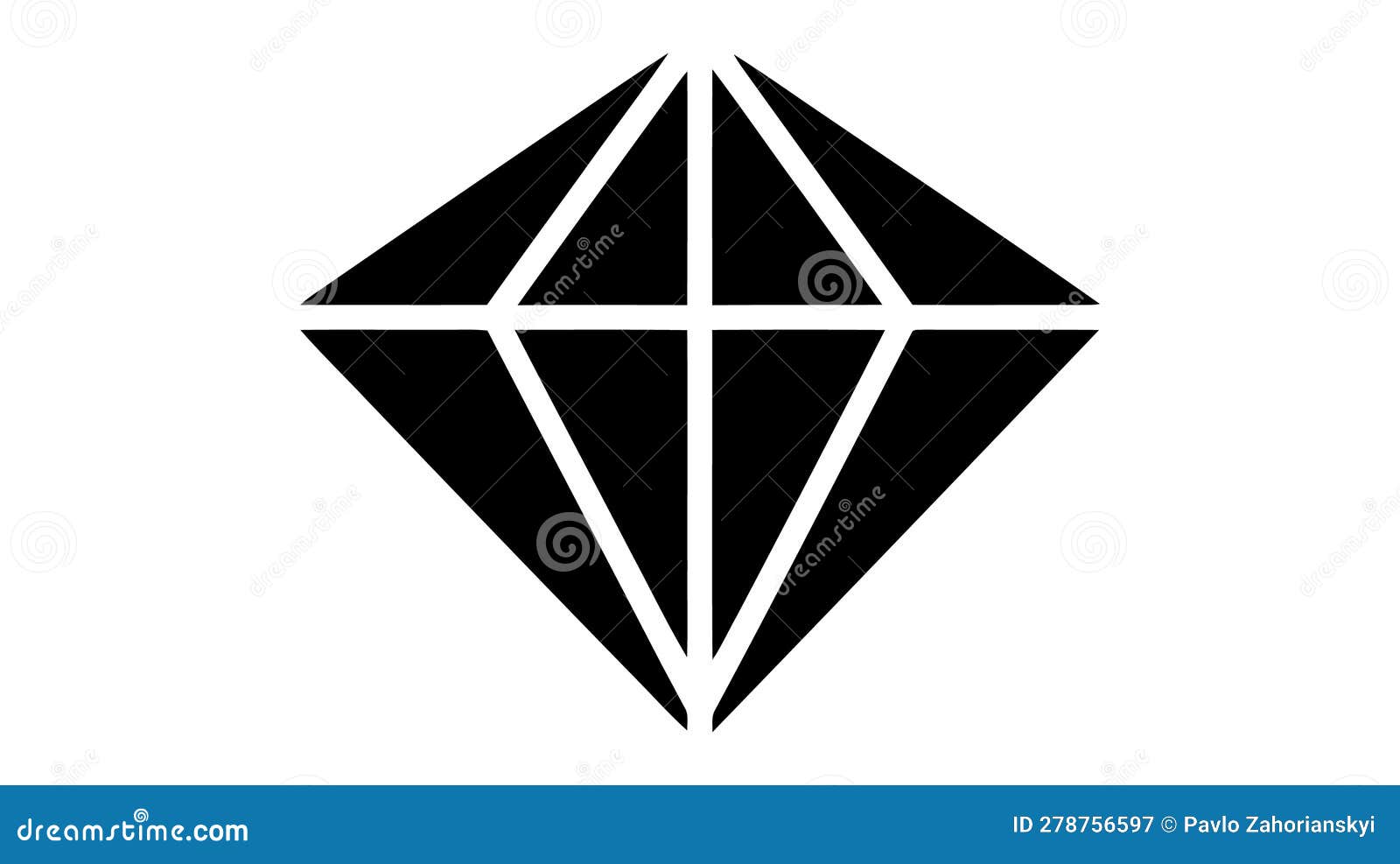 Vector Brilliant, Diamond Line Icon. Linear Style Sign for Mobile ...