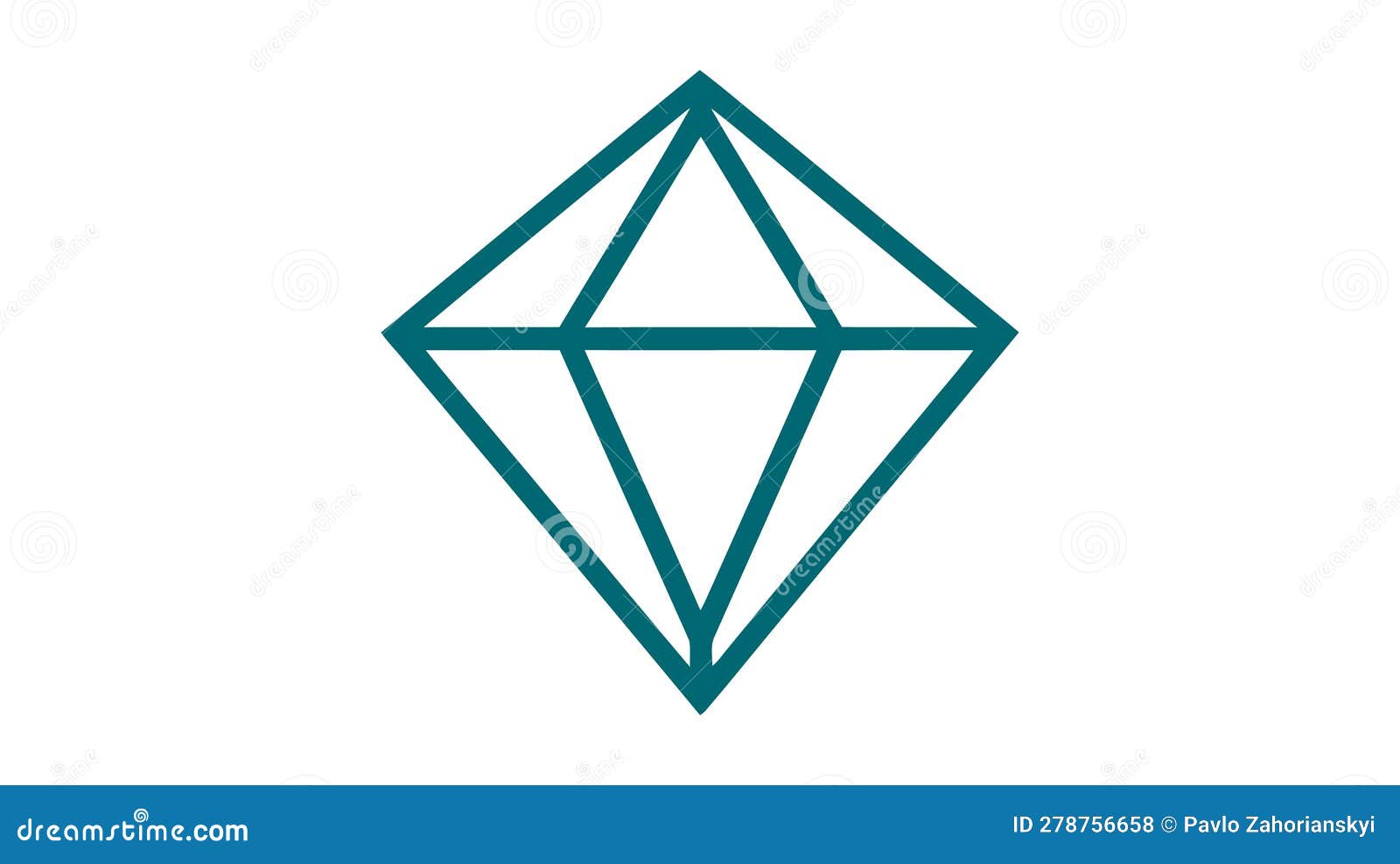 Vector Brilliant, Diamond Line Icon. Linear Style Sign for Mobile ...
