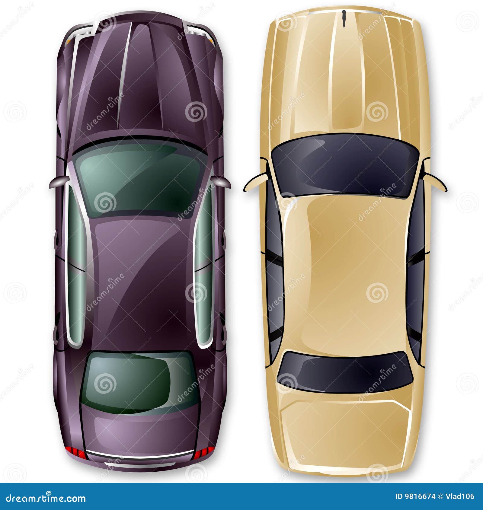 Vector british cars. stock vector. Illustration of prestige - 9816674