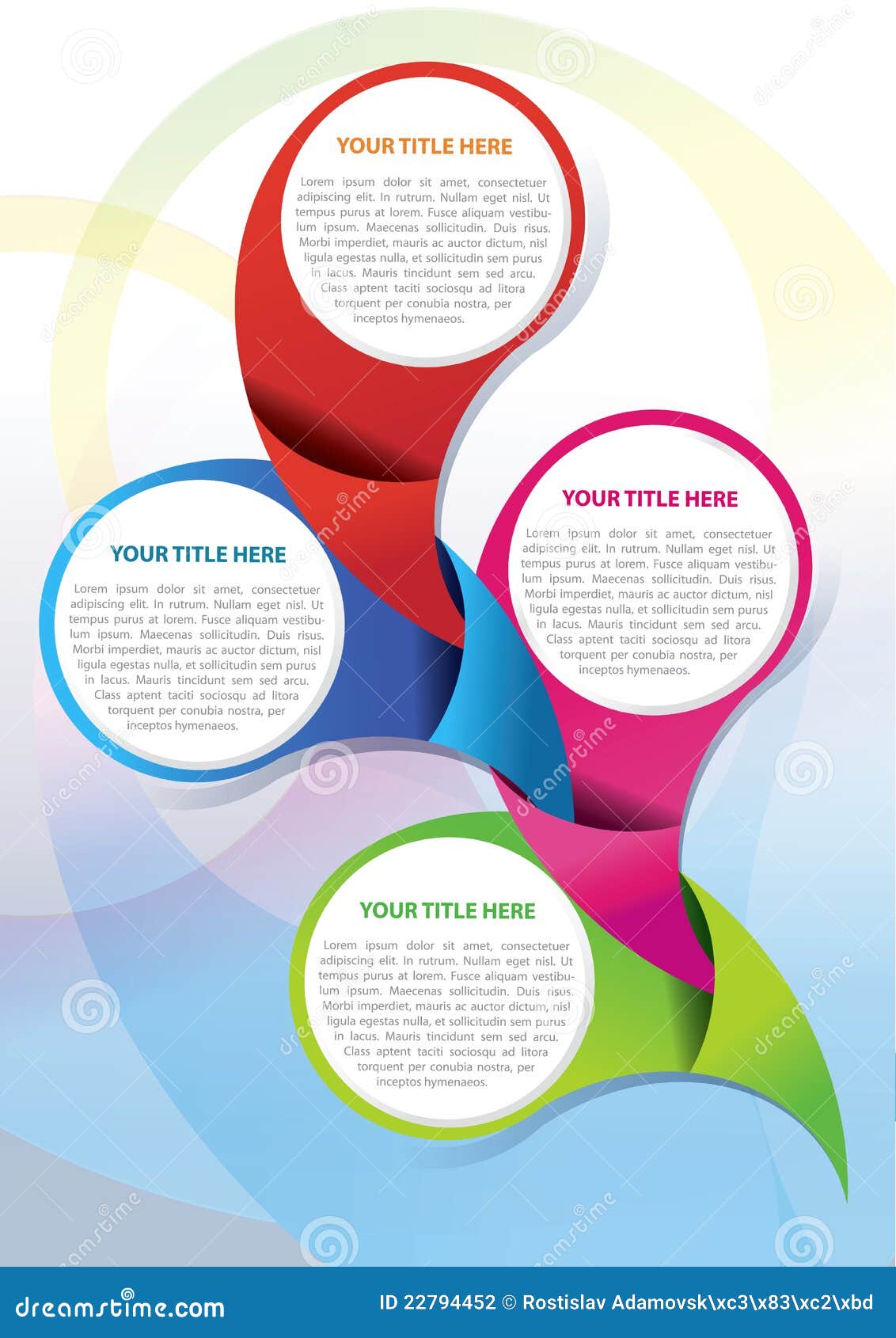 Vector Brochure Background Concept Stock Vector - Illustration of ...