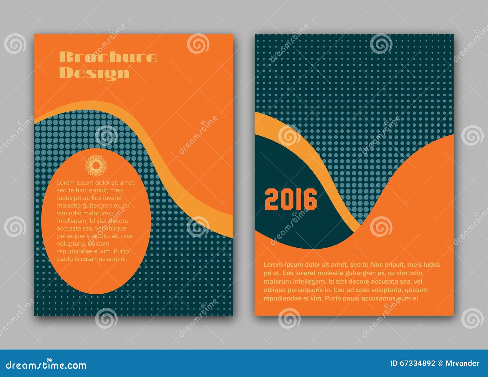 Vector Brochure Flyer Design Layout Template, Size A4, Front Page and ...