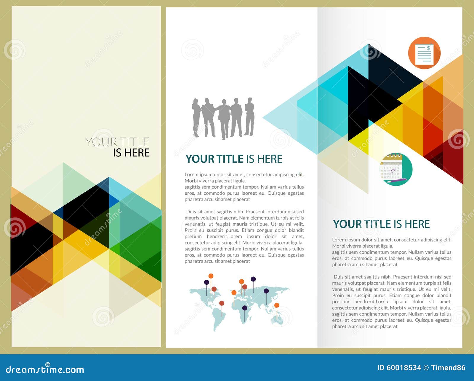 Vector Brochure Layout Design Stock Vector - Illustration of cover ...