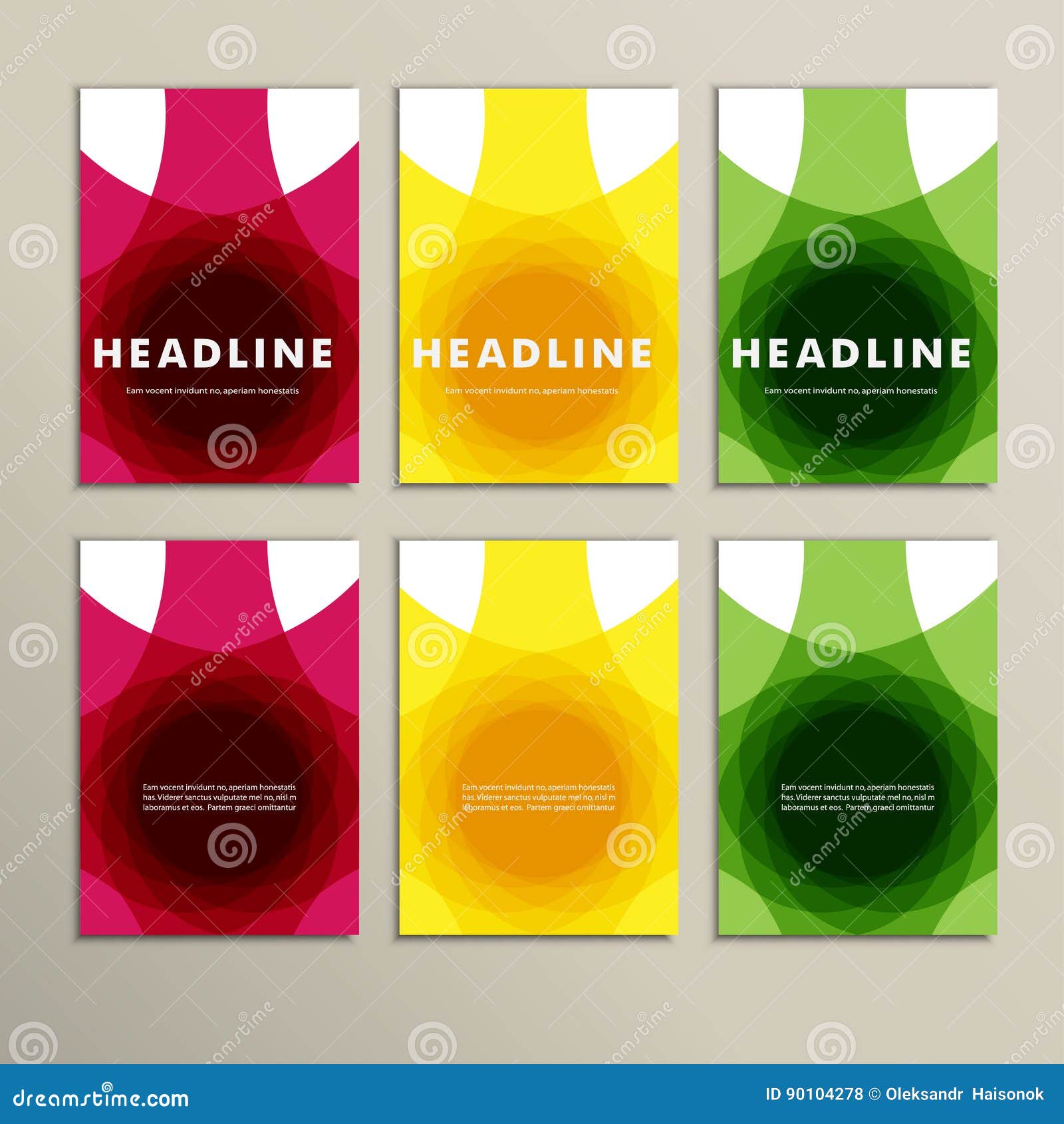 Vector Brochure Layout Design Template Stock Vector - Illustration of ...