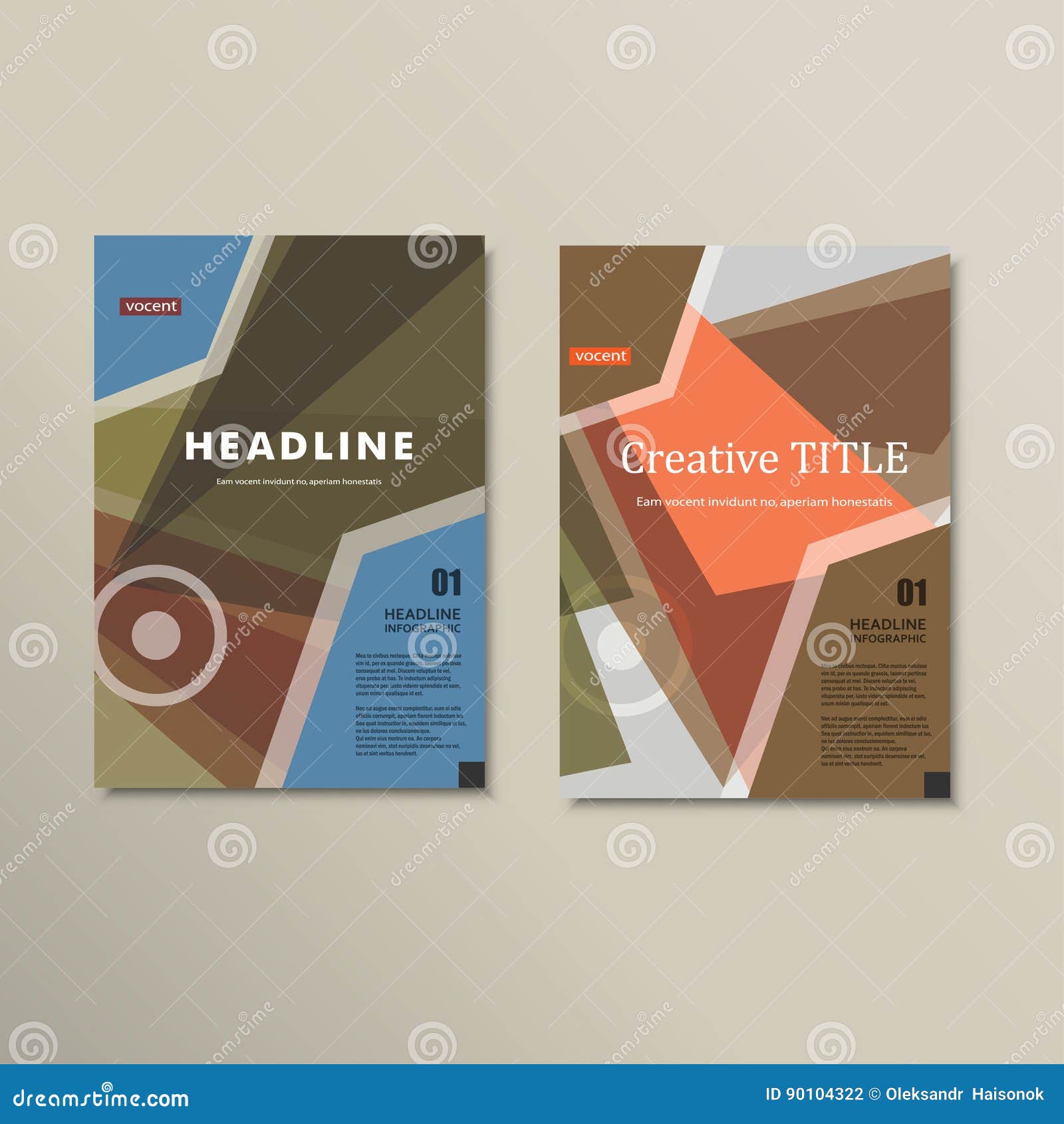 Vector Brochure Layout Design Template Stock Vector - Illustration of ...