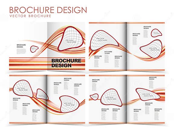 Vector Brochure Layout Design Template Stock Vector - Illustration of ...
