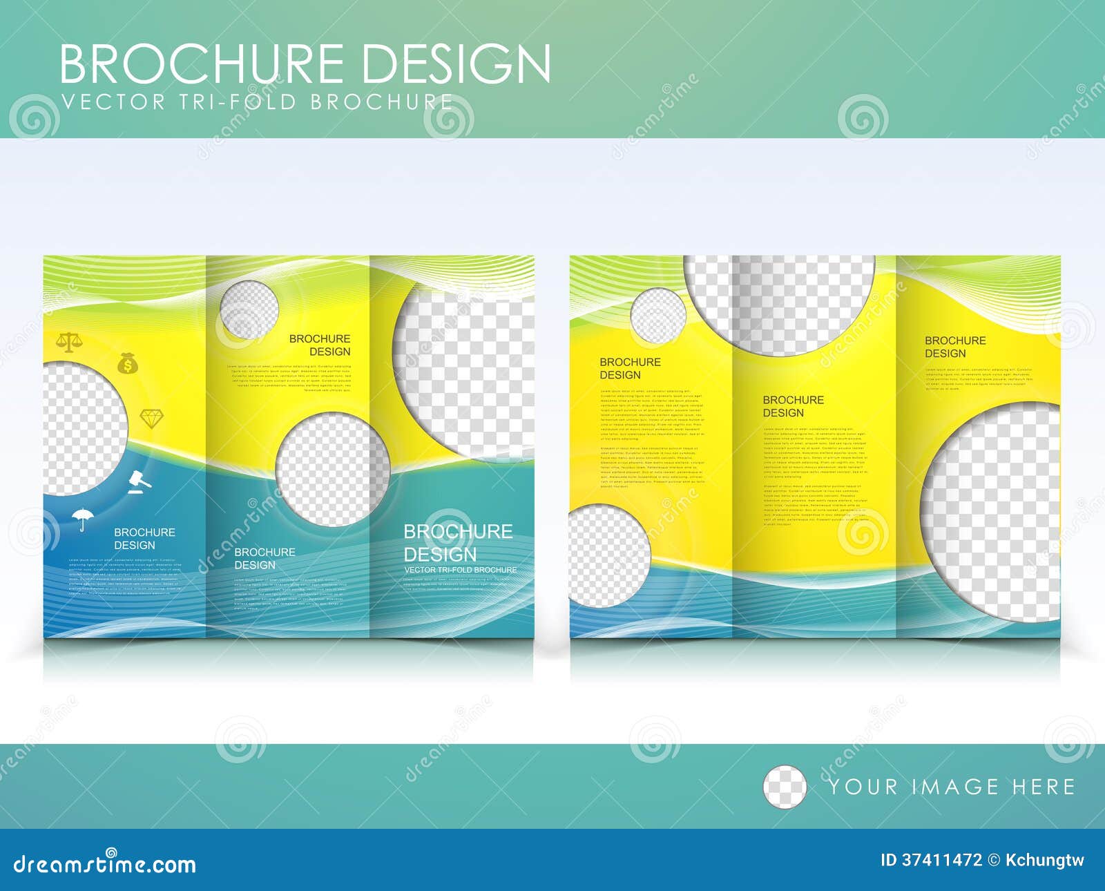 Vector Brochure Layout Design Template Stock Vector - Illustration of ...