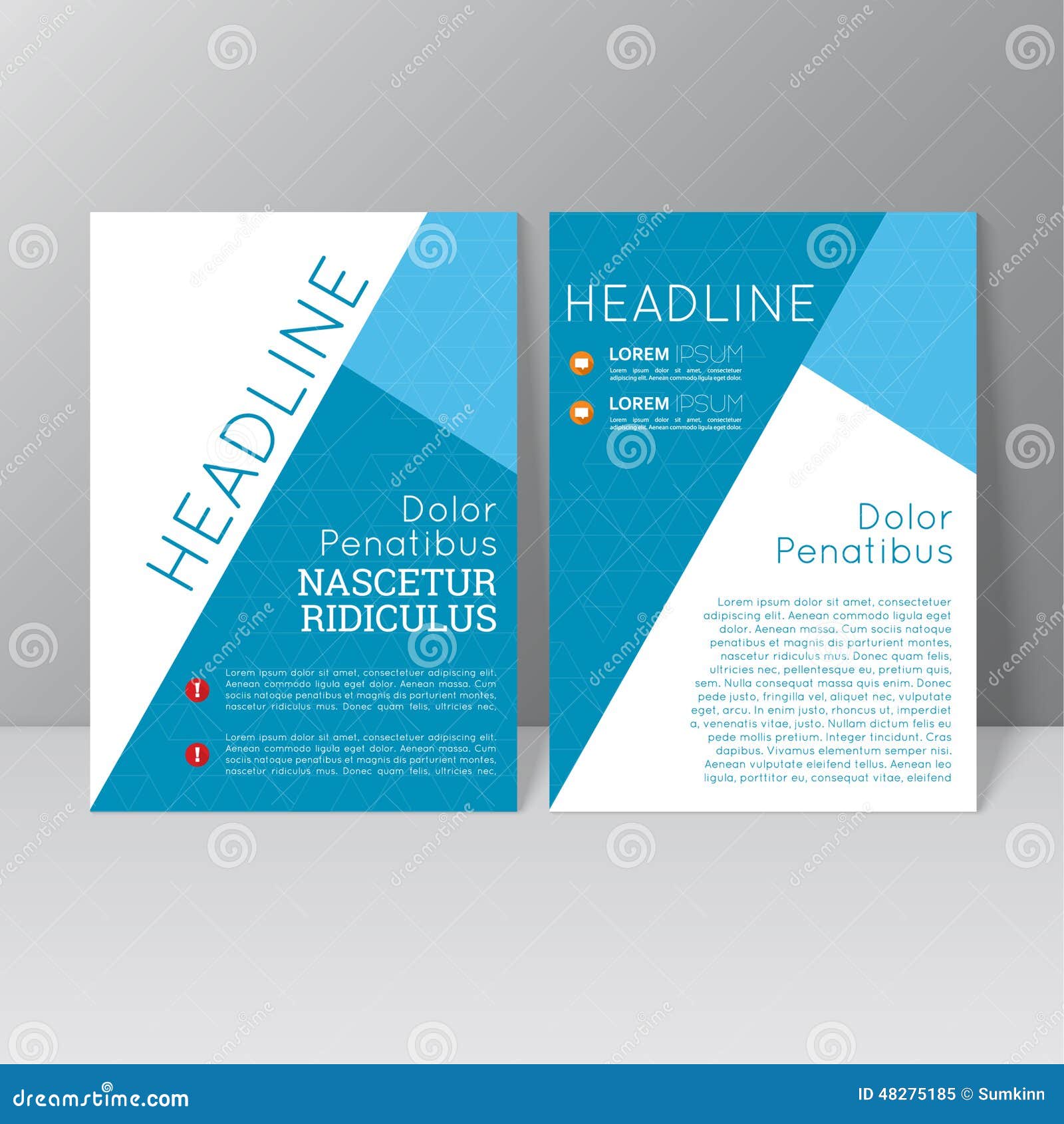 Vector Brochure Template Design Stock Vector - Illustration of ...