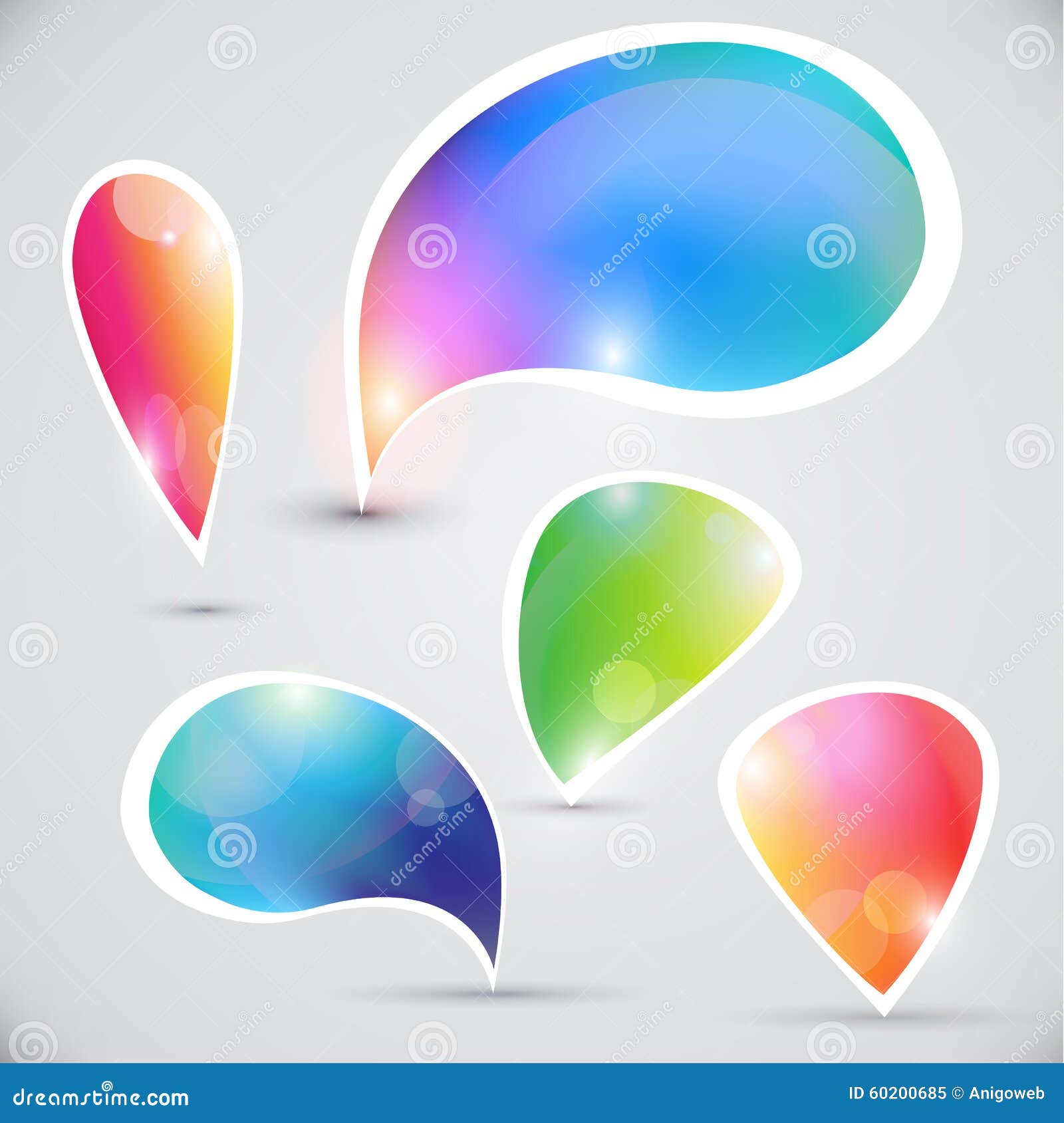 Vector Bubbles Messages Stock Illustrations – 2,831 Vector Bubbles ...