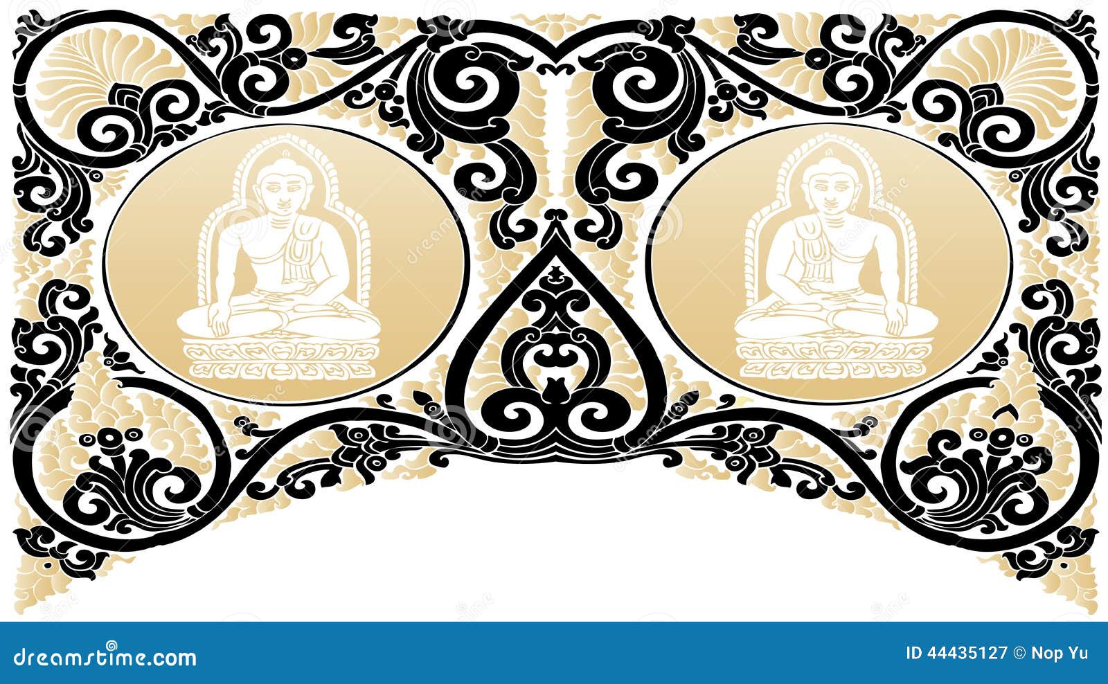 Vector Buddha patterns stock vector. Illustration of illustrations ...