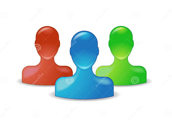 Vector buddy icons stock vector. Illustration of insignia - 27240433