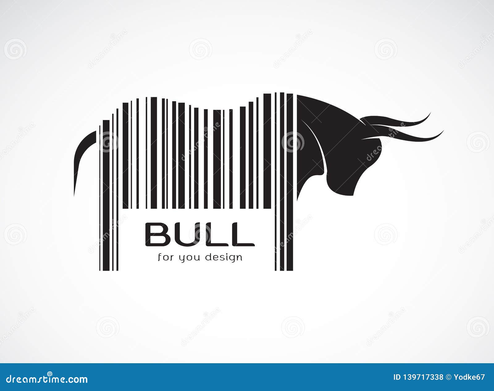 BULL Body Builder Mascot Logo Cartoon Vector | CartoonDealer.com #177779909