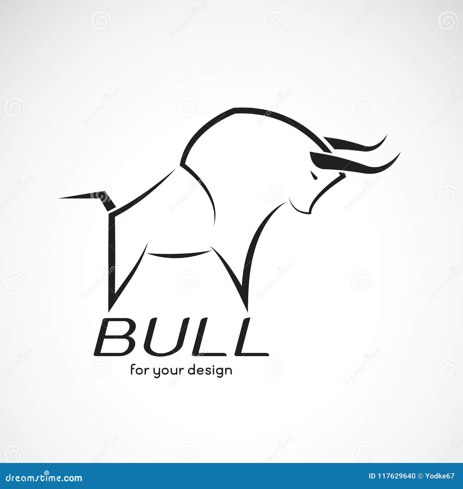 Wild Bull Vector