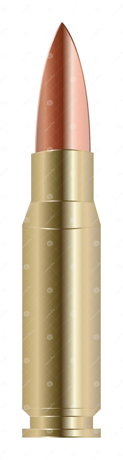 Vector Bullet. Isolation Over White Background Stock Vector ...