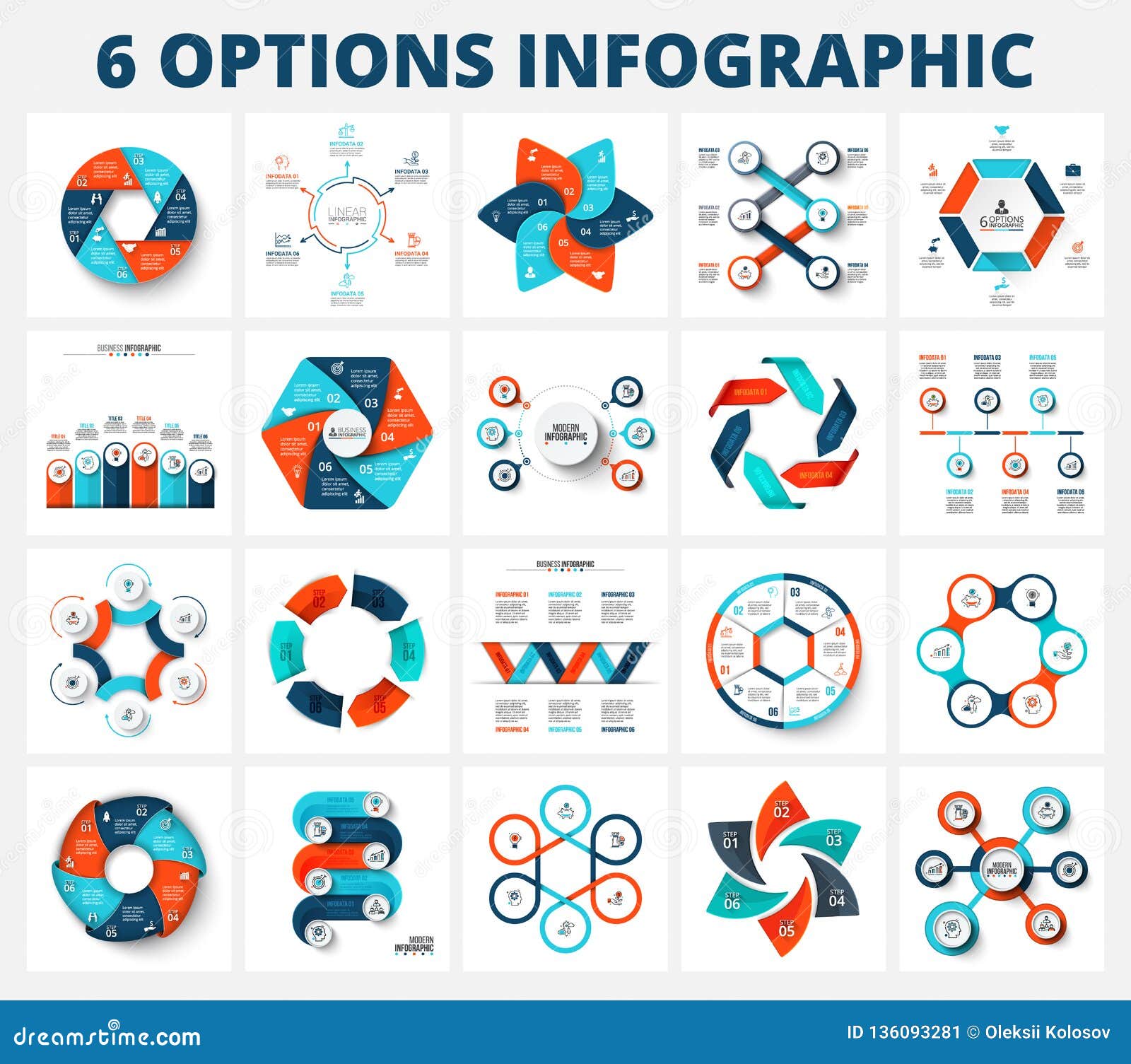 Vector Bundle Infographics Elements. Business Template Presentations ...