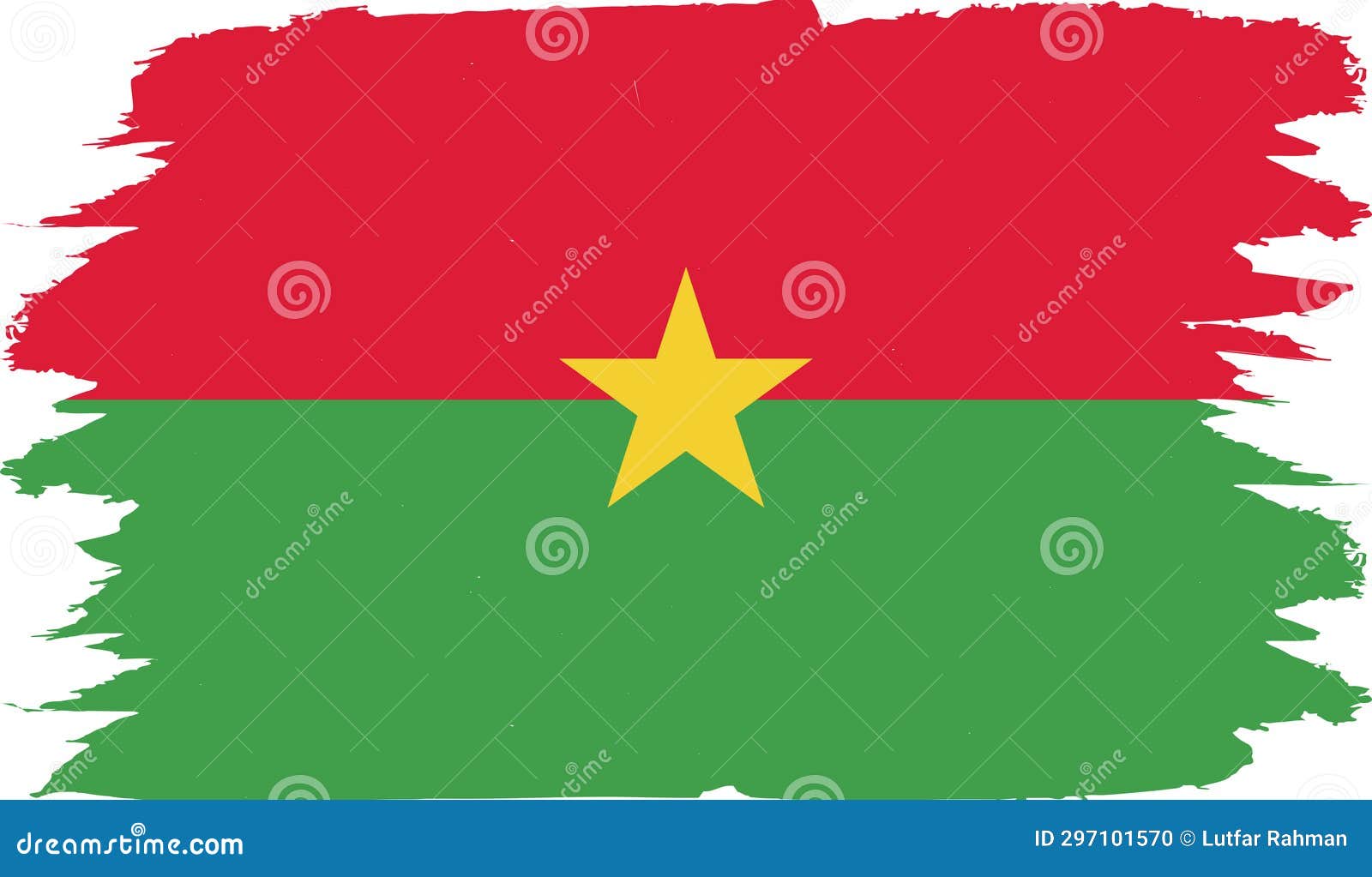 Vector Burkinabe Flag Pattern Vector Artwork Stock Illustration ...