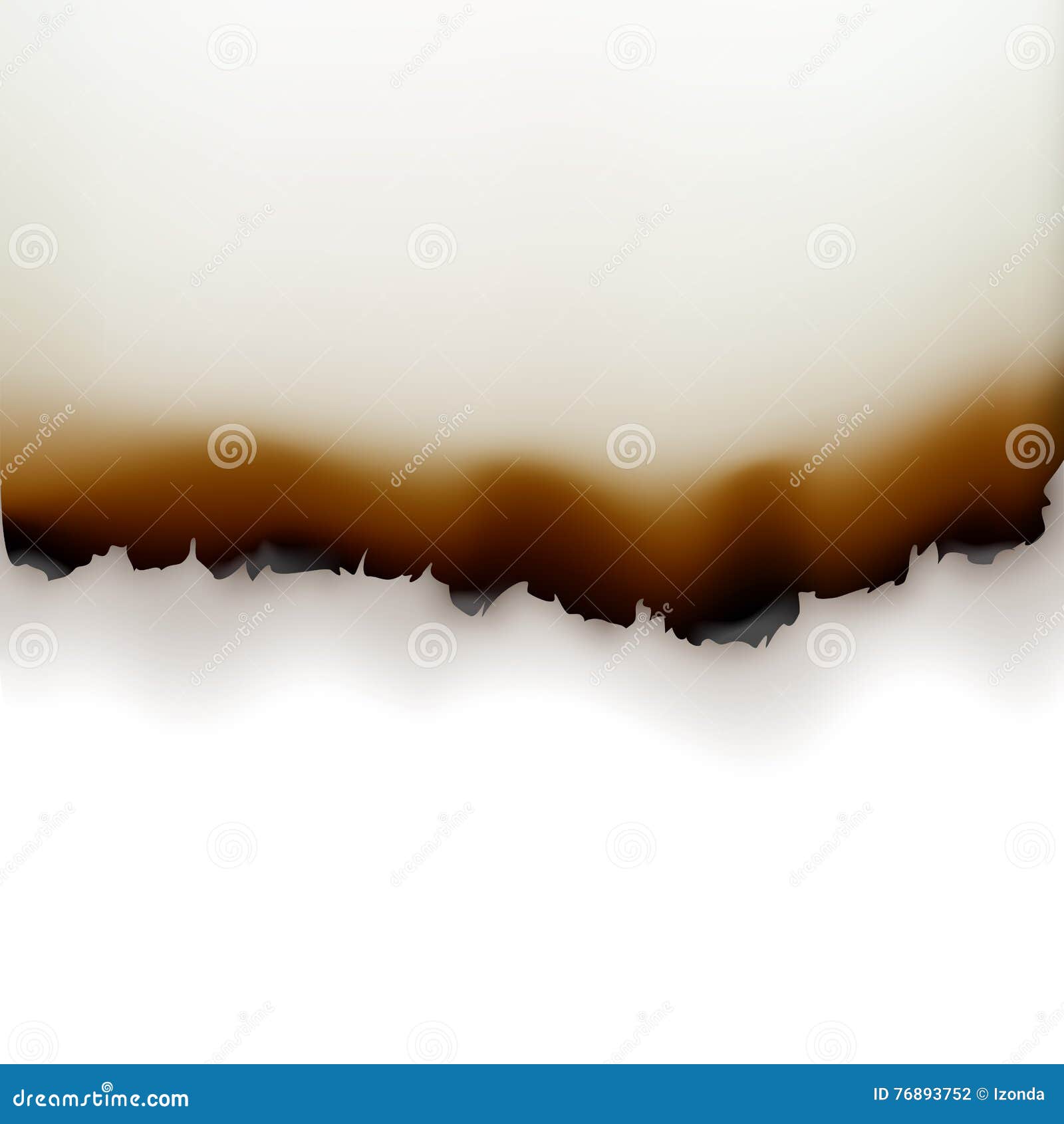 Burned Old Paper, Parchment Outline Silhouette Vector Symbol Icon ...