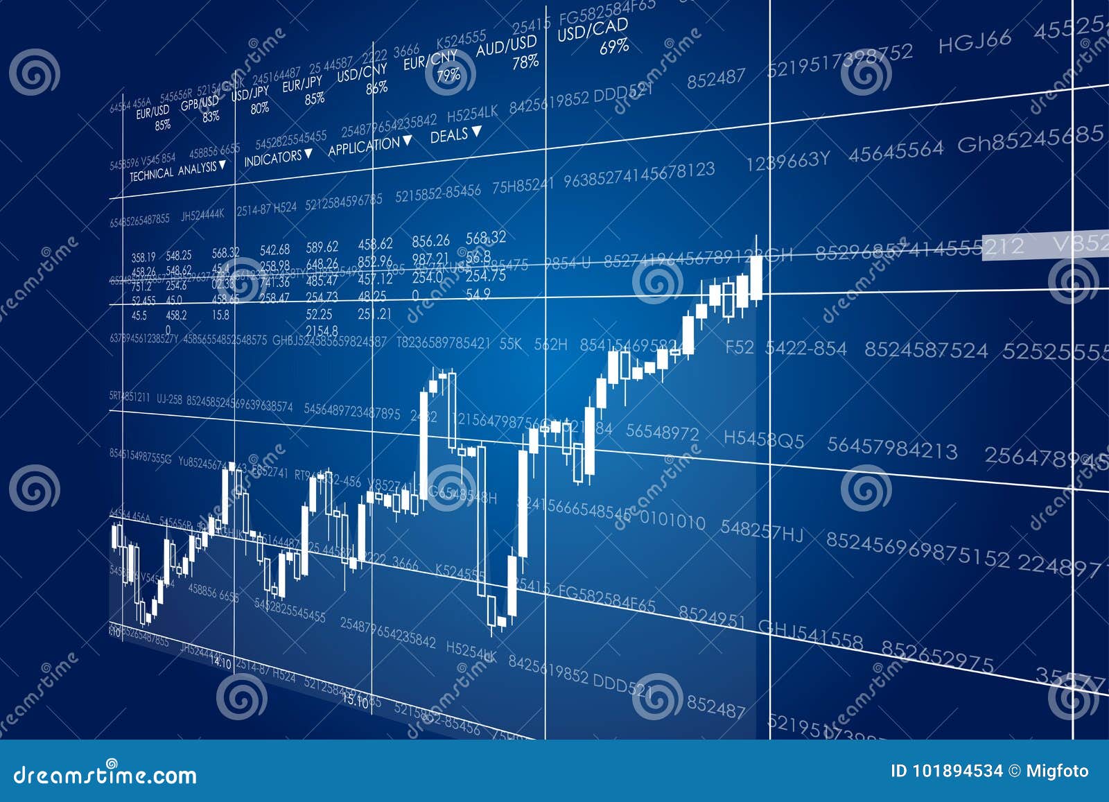 Vector Business Background Illustration. Stock Vector - Illustration of ...