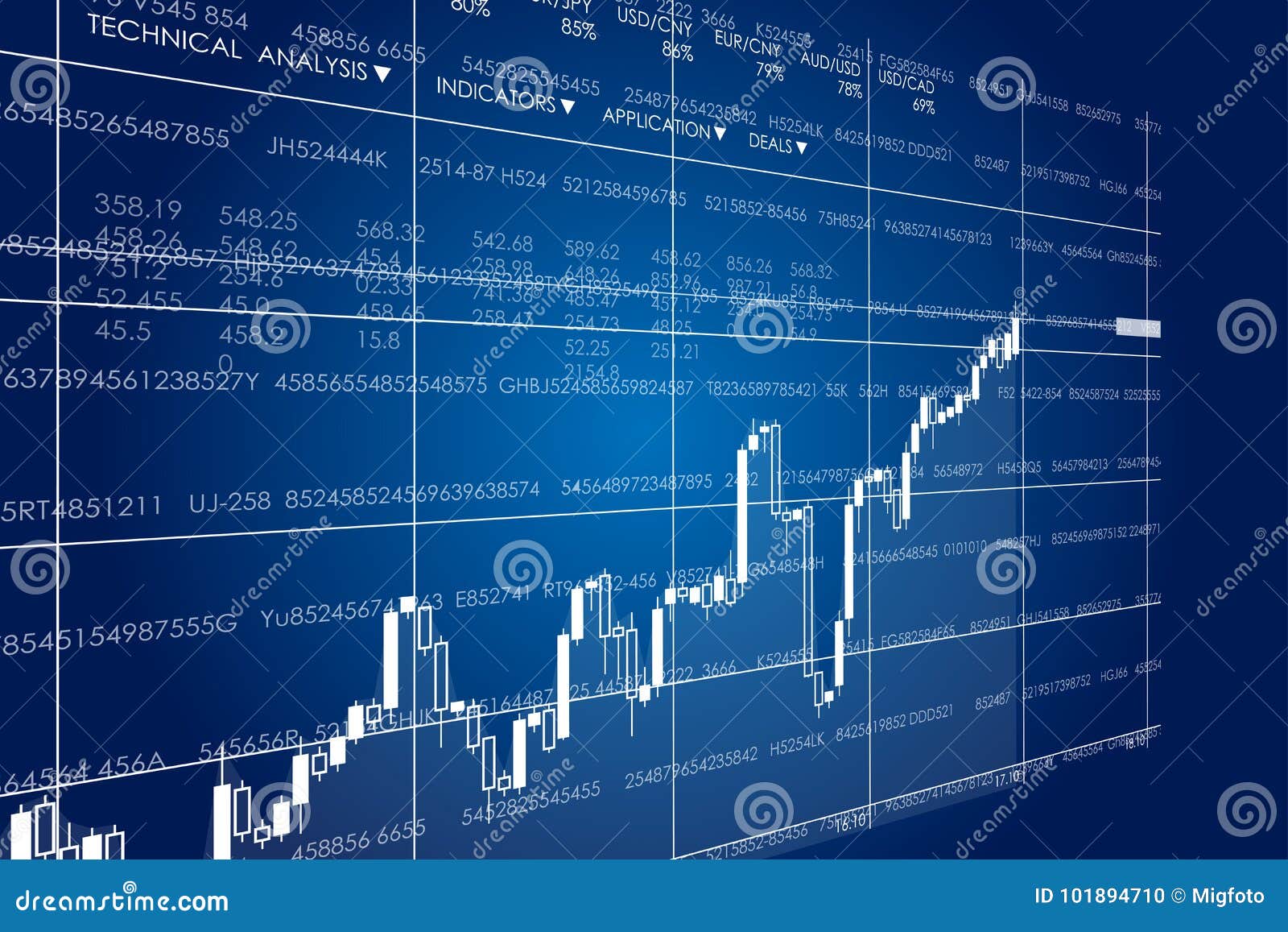 Vector Business Background Illustration. Stock Vector - Illustration of ...