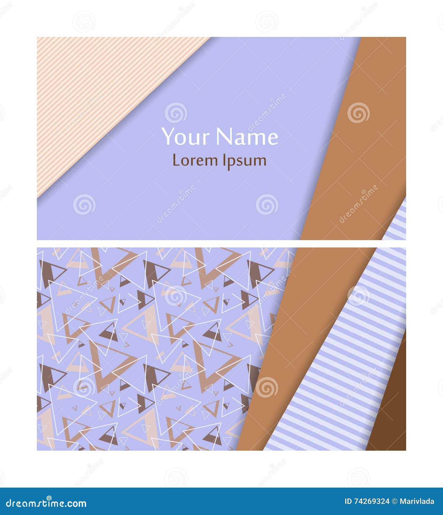 Vector business card stock vector. Illustration of elements - 74269324