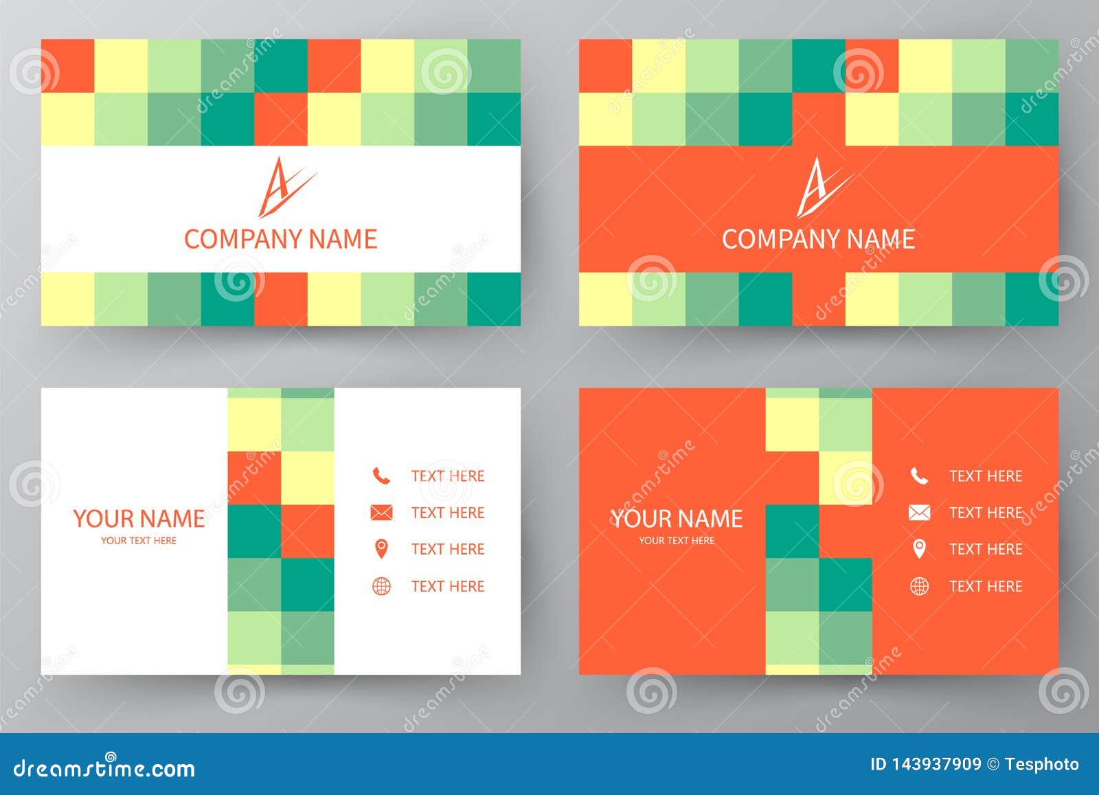 Vector Business Card. Visiting Card for Business and Personal Use ...