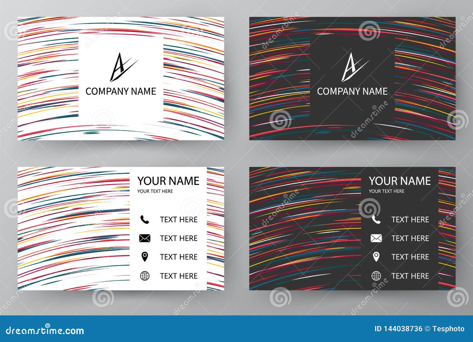 Vector Business Card. Visiting Card for Business and Personal Use ...