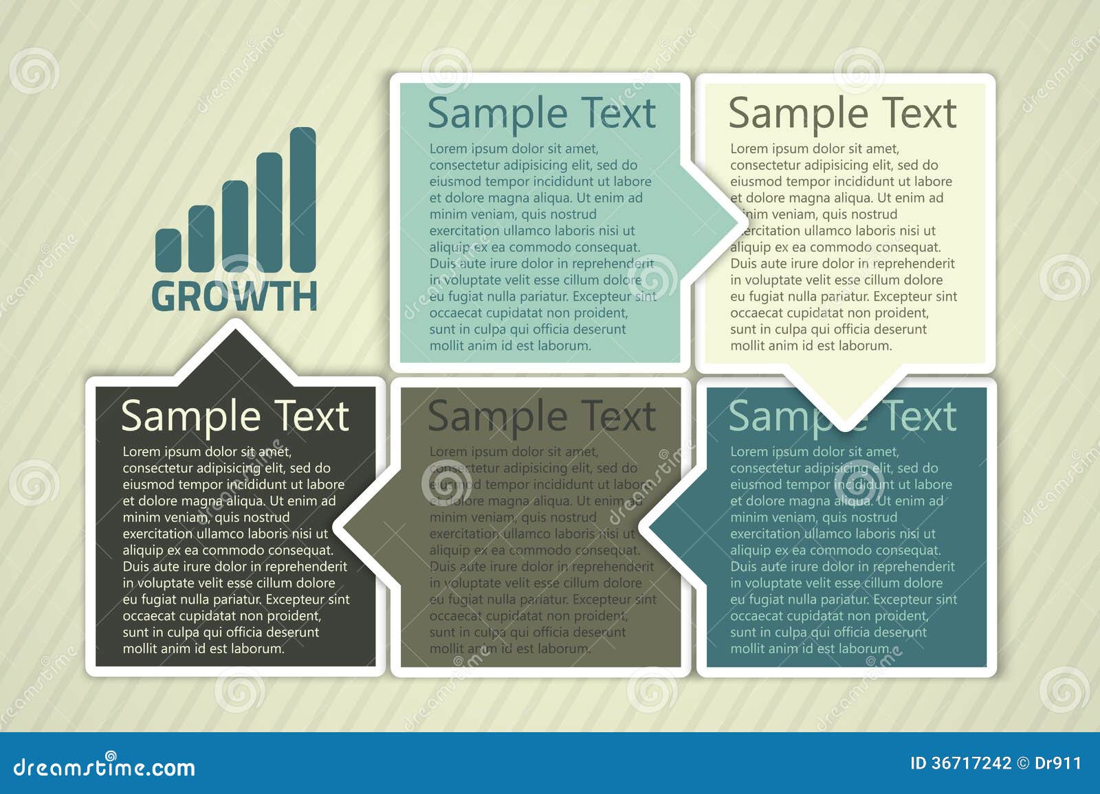 Vector Business Design Template Stock Vector - Illustration of arrow ...