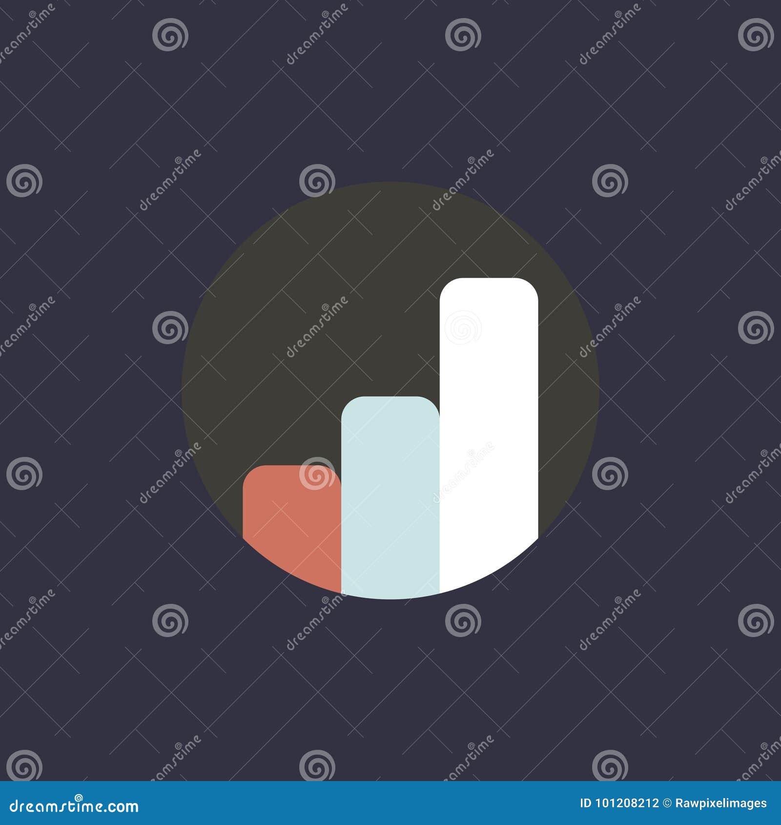 Vector of Business Graph Illustration Icon Stock Vector - Illustration ...