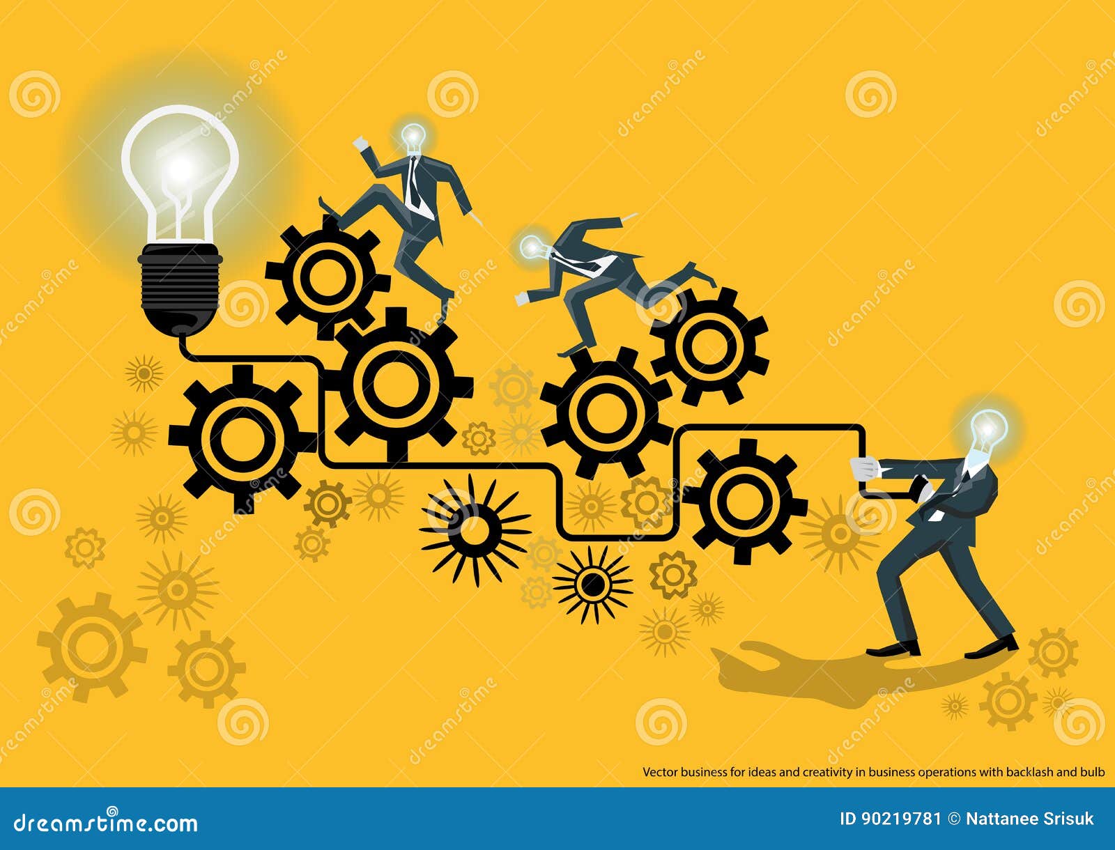 Vector Business for Ideas and Creativity in Business Operations with ...
