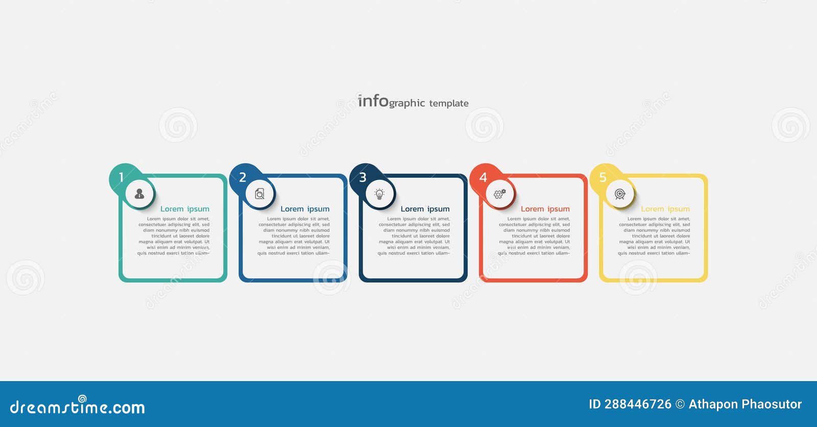 Vector Business Infographic Background Design Template Stock Vector ...