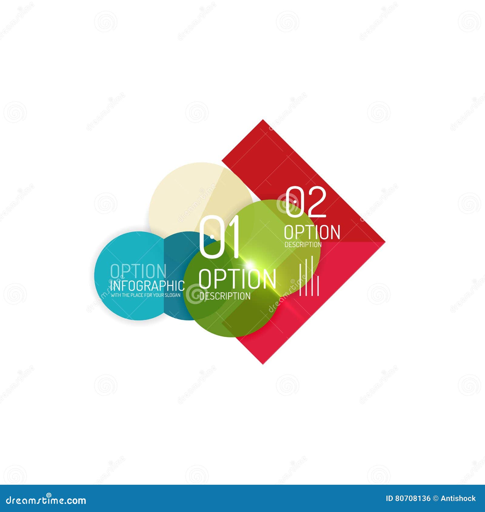 Vector Business Infographics, Option Select Stock Vector - Illustration ...