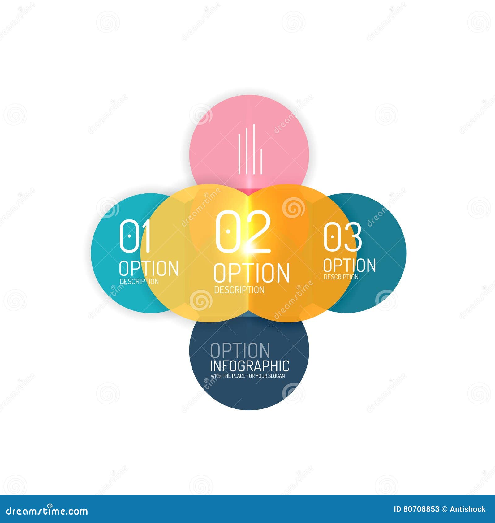 Vector Business Infographics, Option Select Stock Vector - Illustration ...