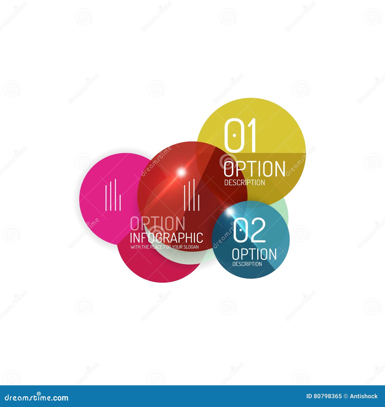 Vector Business Infographics, Option Select Stock Vector - Illustration ...