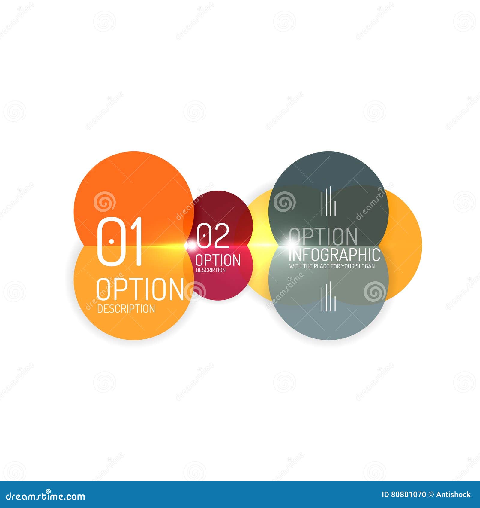Vector Business Infographics, Option Select Stock Vector - Illustration ...