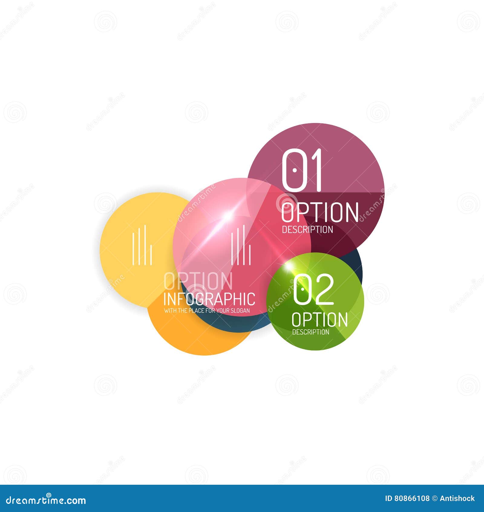 Vector Business Infographics, Option Select Stock Vector - Illustration ...