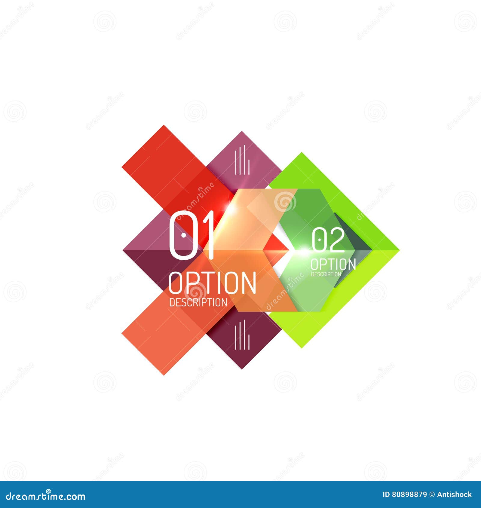 Vector Business Infographics, Option Select Stock Vector - Illustration ...