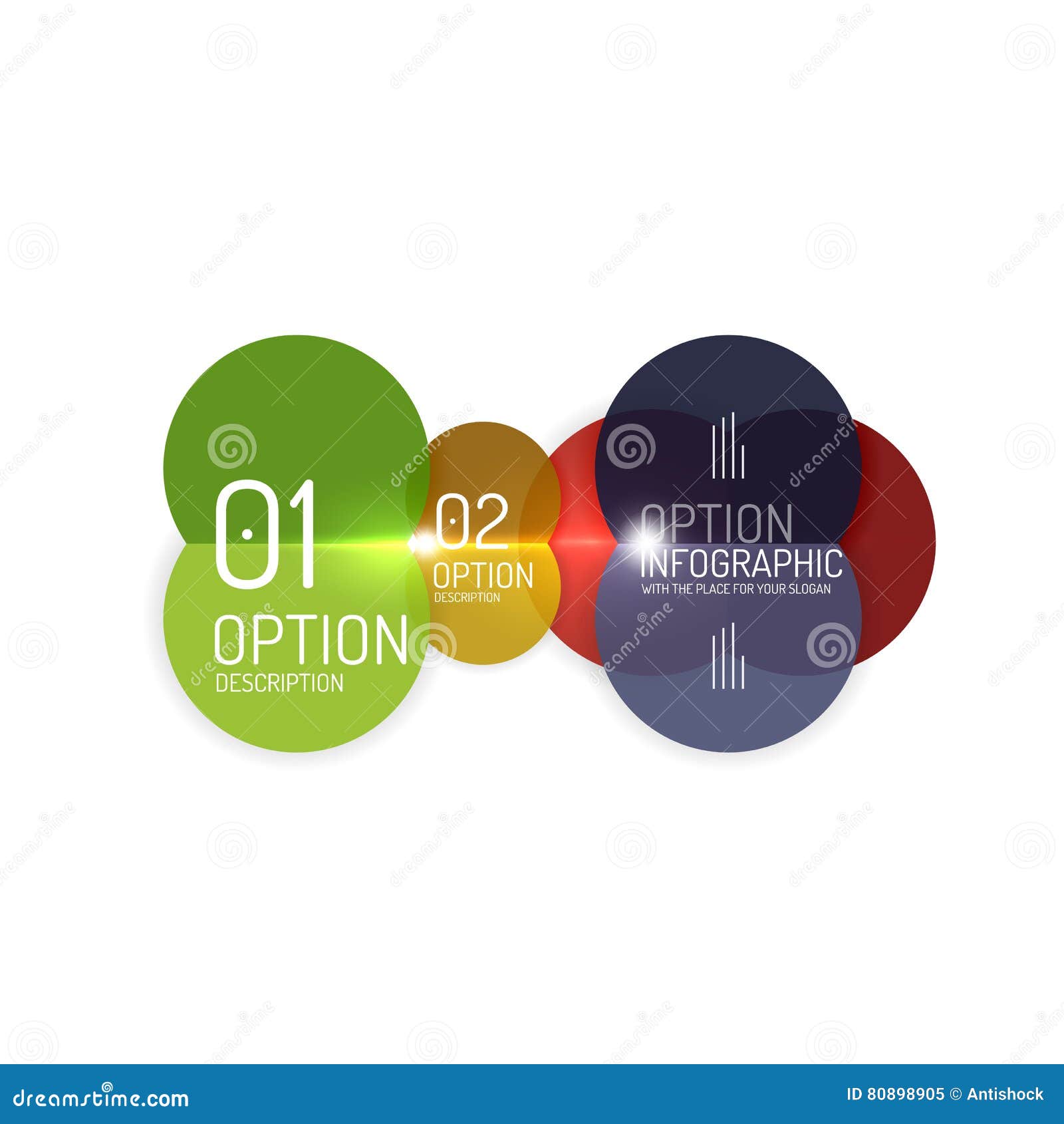 Vector Business Infographics, Option Select Stock Vector - Illustration ...