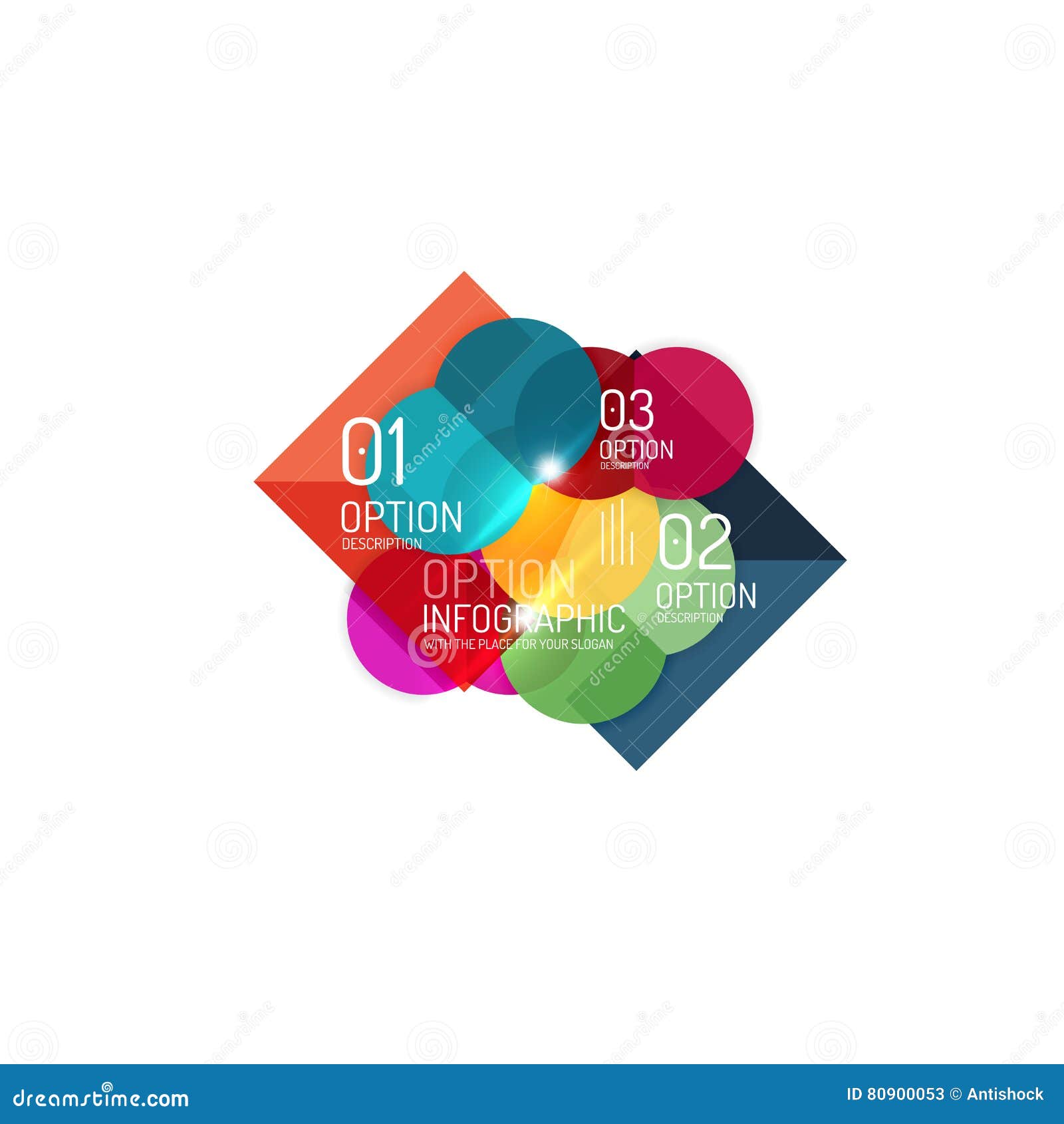 Vector Business Infographics, Option Select Stock Vector - Illustration ...