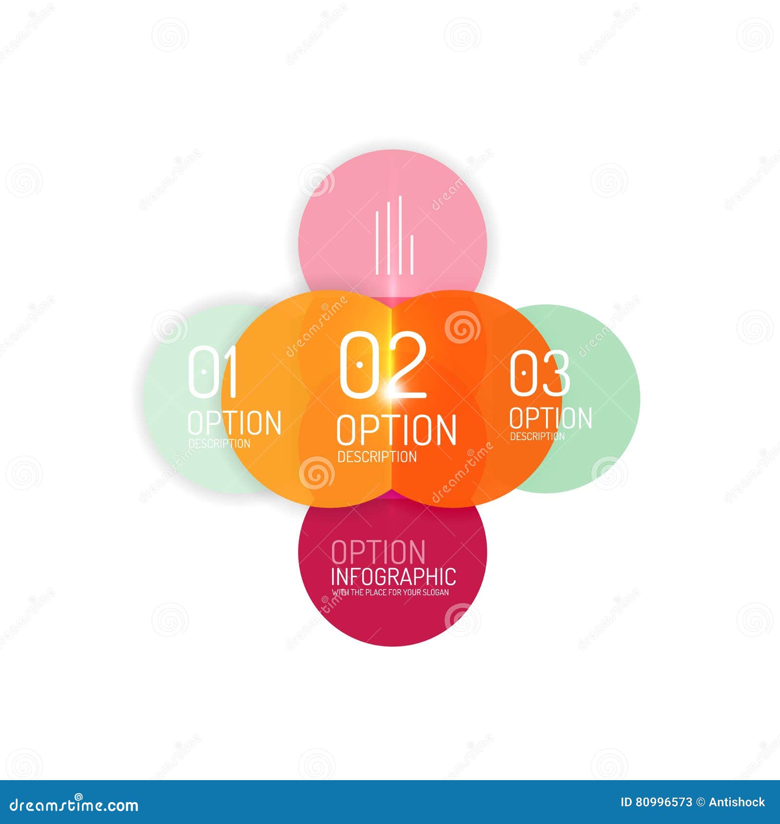 Vector Business Infographics, Option Select Stock Vector - Illustration ...
