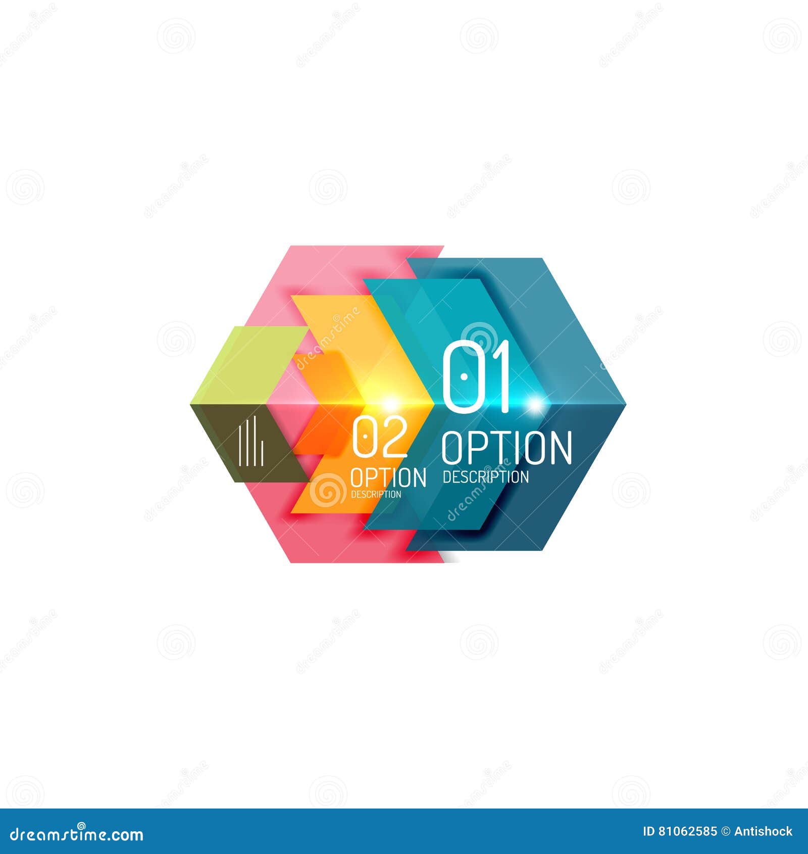 Vector Business Infographics, Option Select Stock Vector - Illustration ...