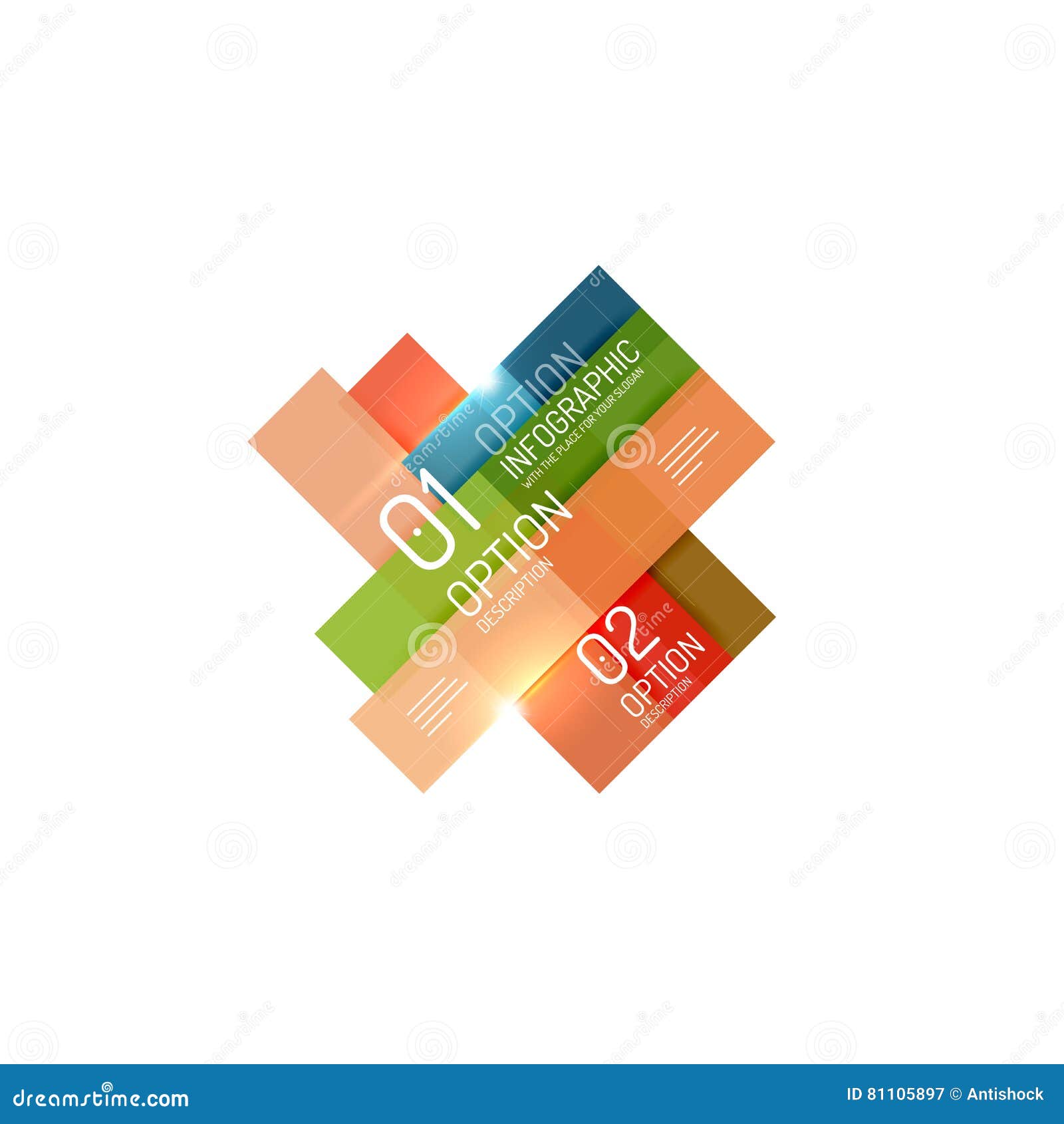 Vector Business Infographics, Option Select Stock Vector - Illustration ...